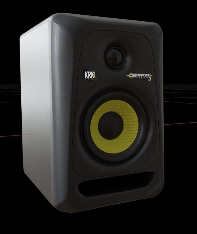 KRK Rokit5 Studio Monitor Speakers 3D model | CGTrader