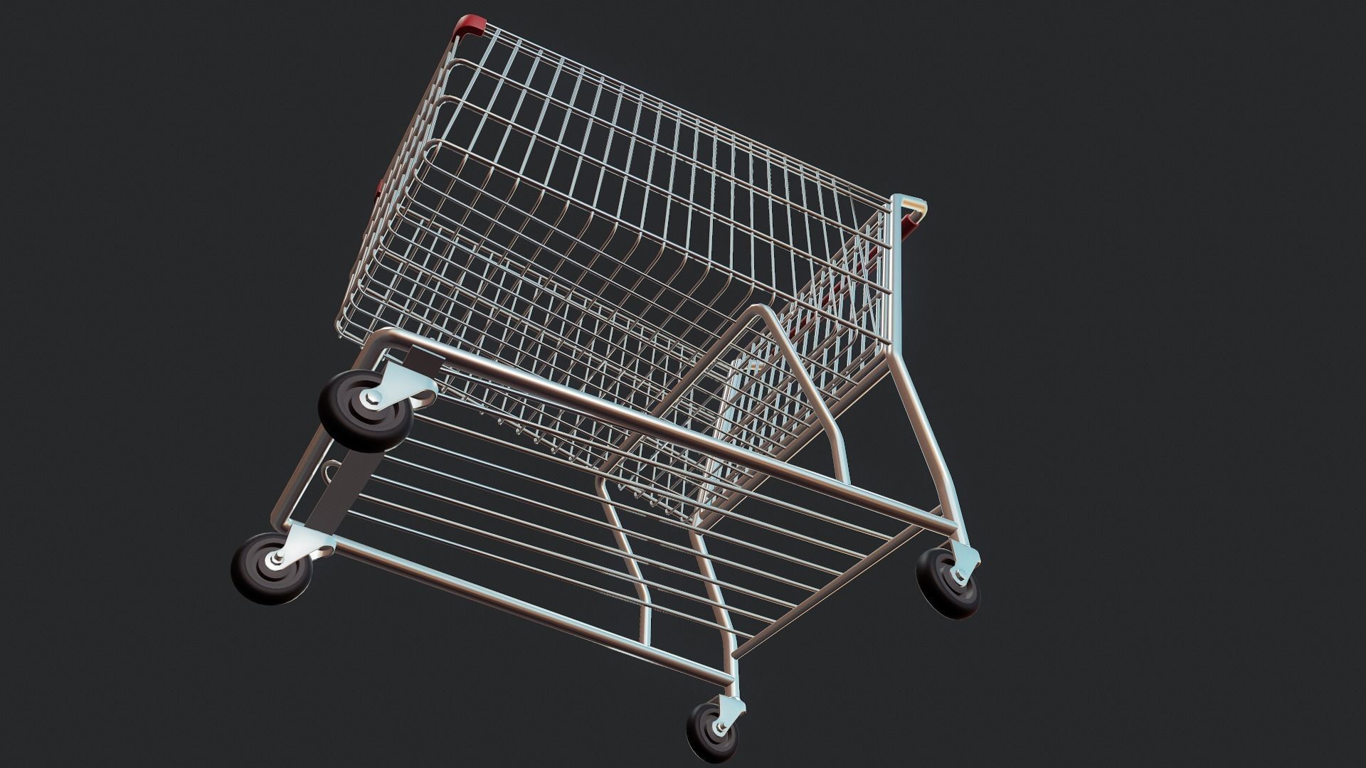 Shopping Cart - Tutorial Included 3D model | CGTrader
