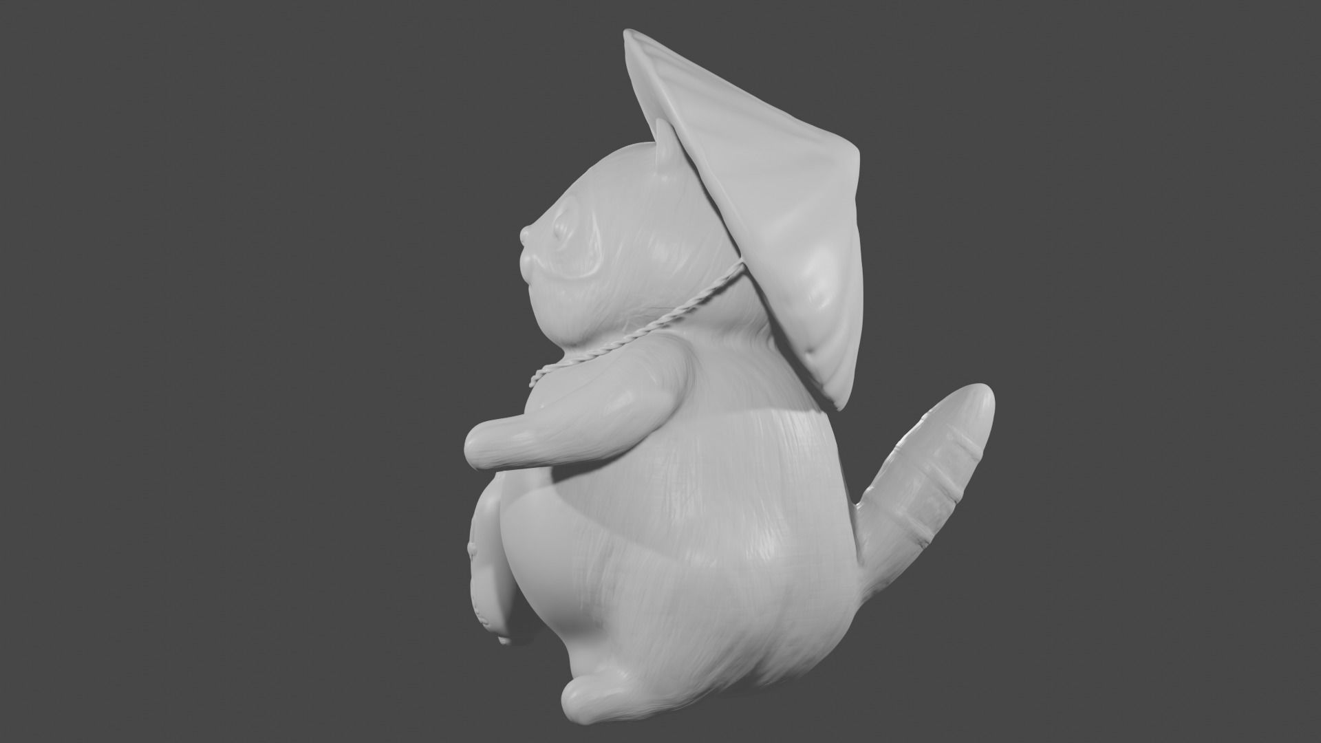 Tanuki 3D model 3D printable | CGTrader