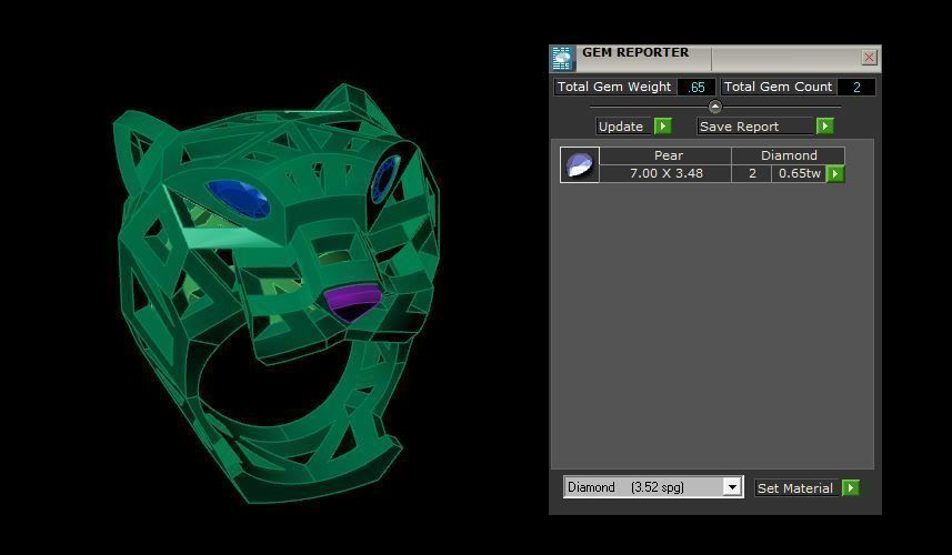 Tiger Leopard Rings 3D model 3D printable | CGTrader
