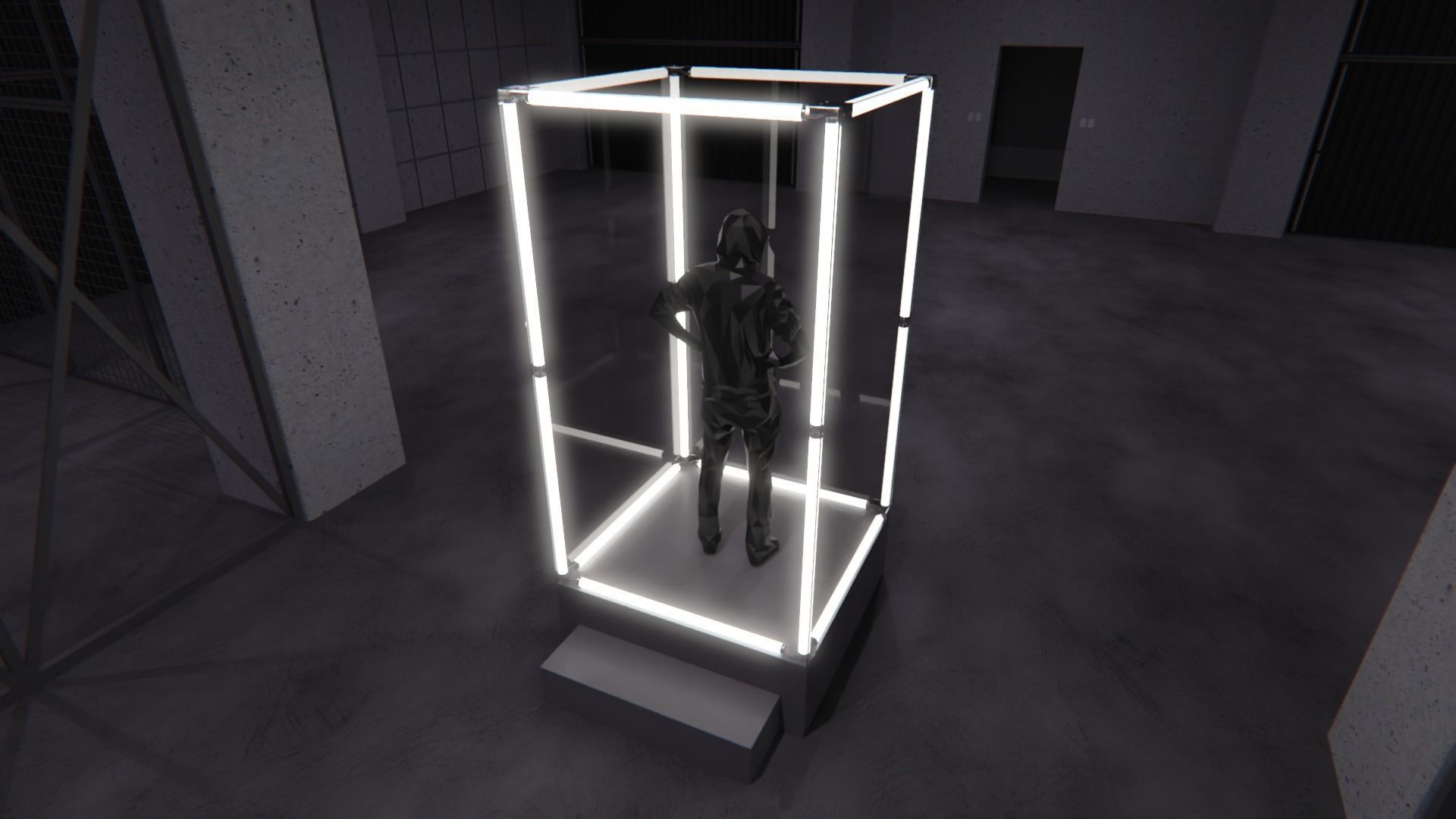 Transparent Booth Photo Opportunity 1 3D model | CGTrader