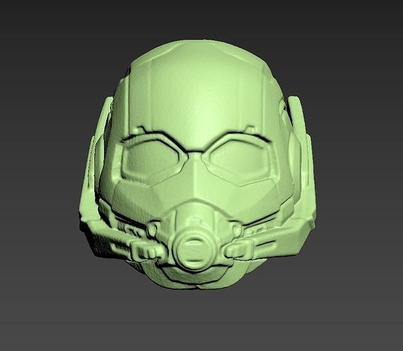 Ant-man helmet 3d scan 3D model 3D printable | CGTrader