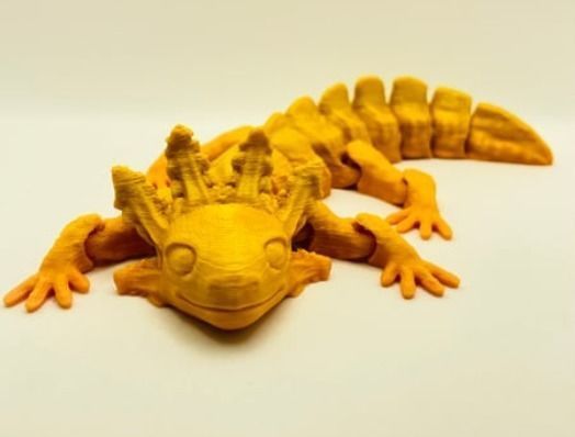 Cute Axolotl 3d print 3D model 3D printable | CGTrader