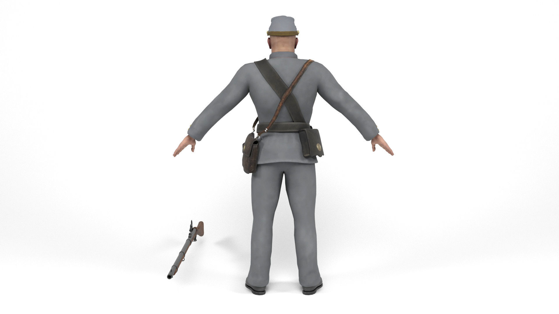 3D model American Civil War - Soldiers VR / AR / low-poly | CGTrader