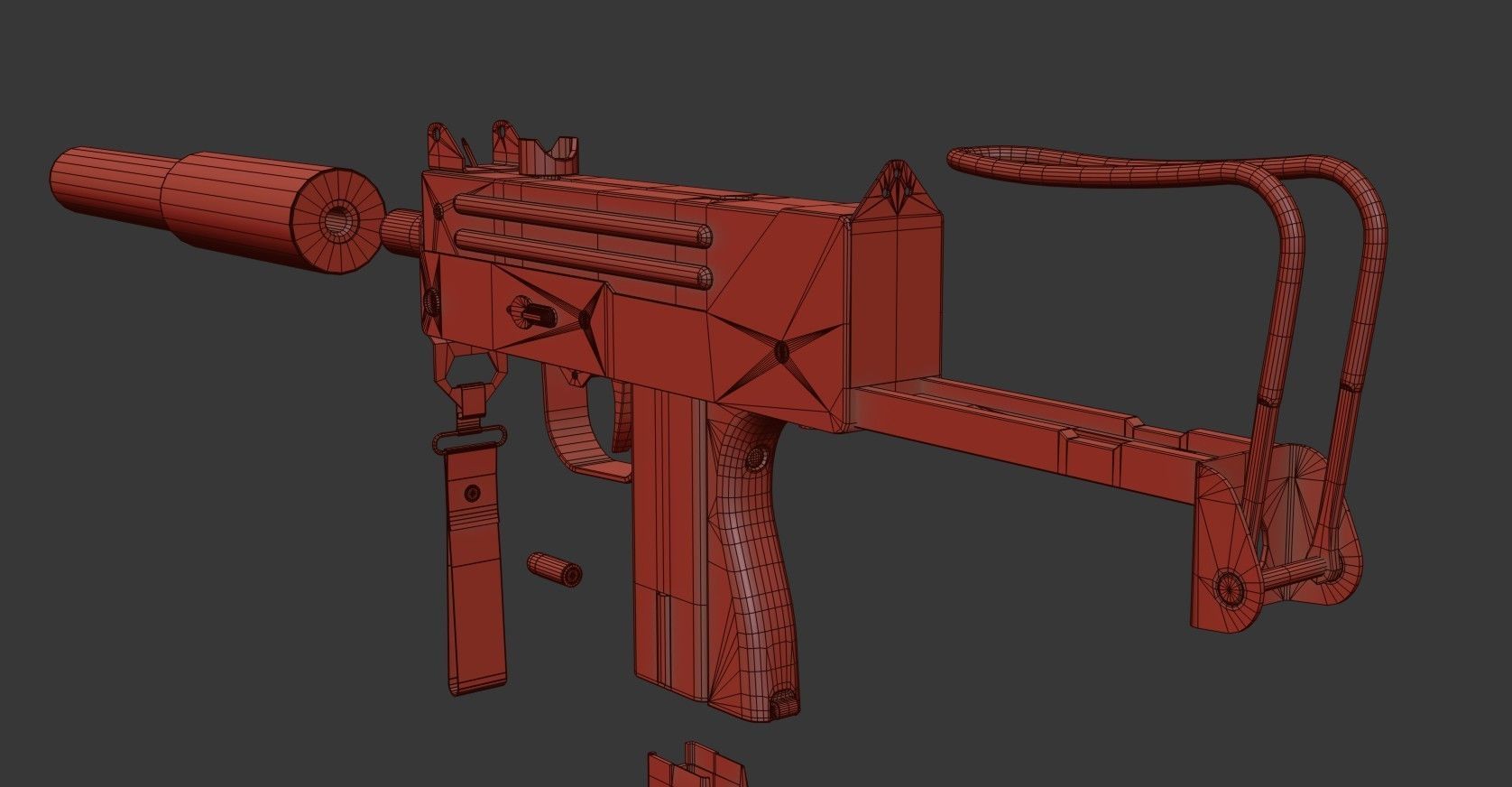 3D model MAC 11 SMG PACK VR / AR / low-poly | CGTrader