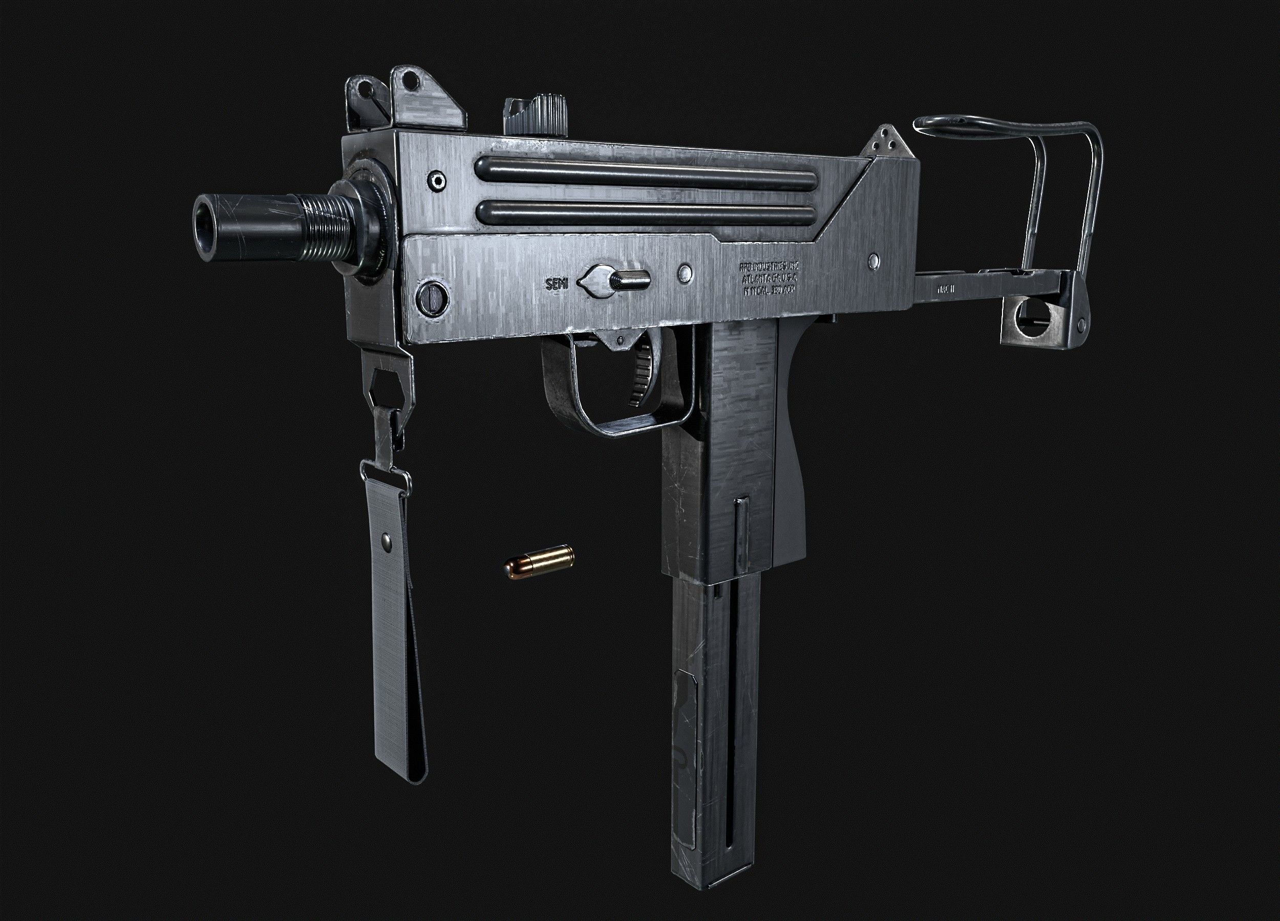 3D model MAC 11 SMG PACK VR / AR / low-poly | CGTrader