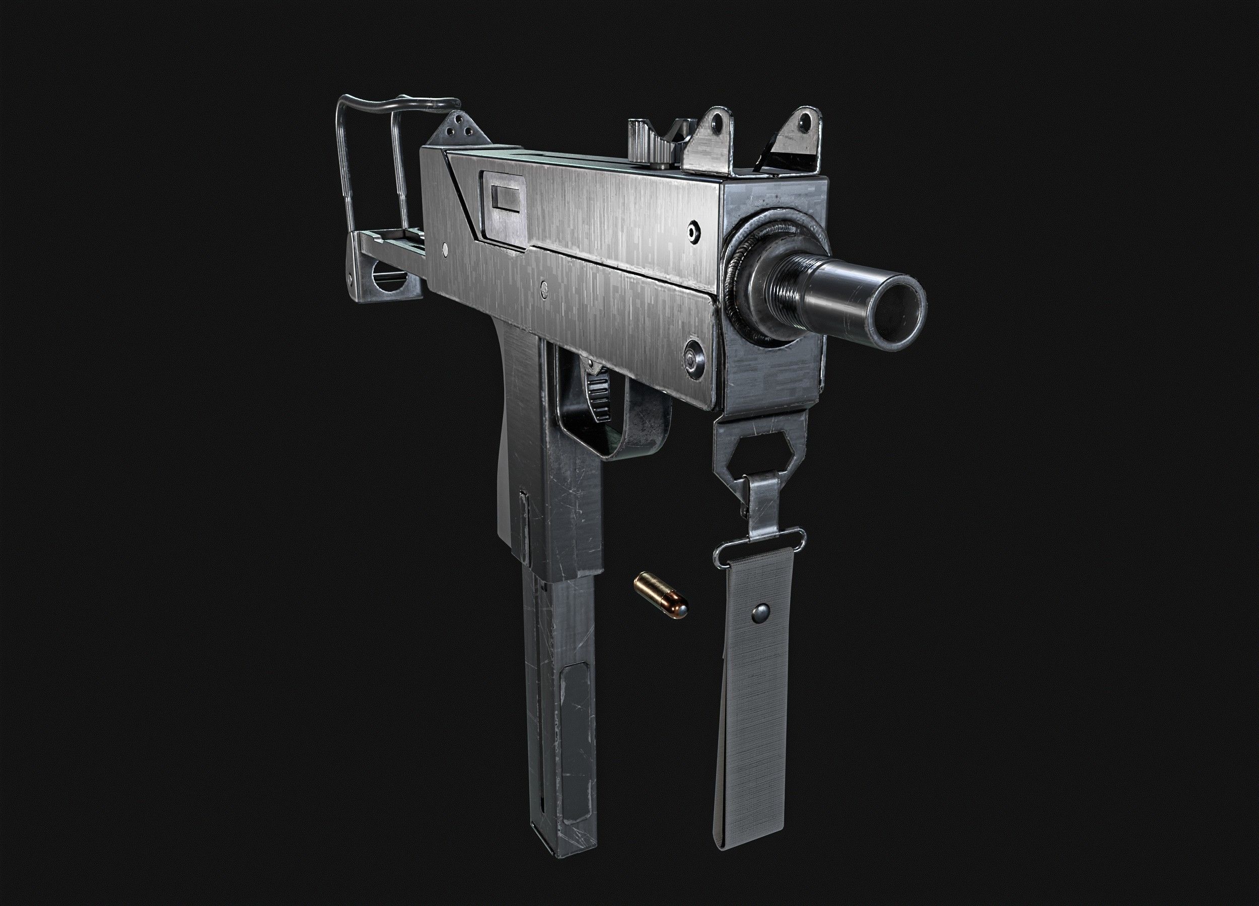 3D model MAC 11 SMG PACK VR / AR / low-poly | CGTrader