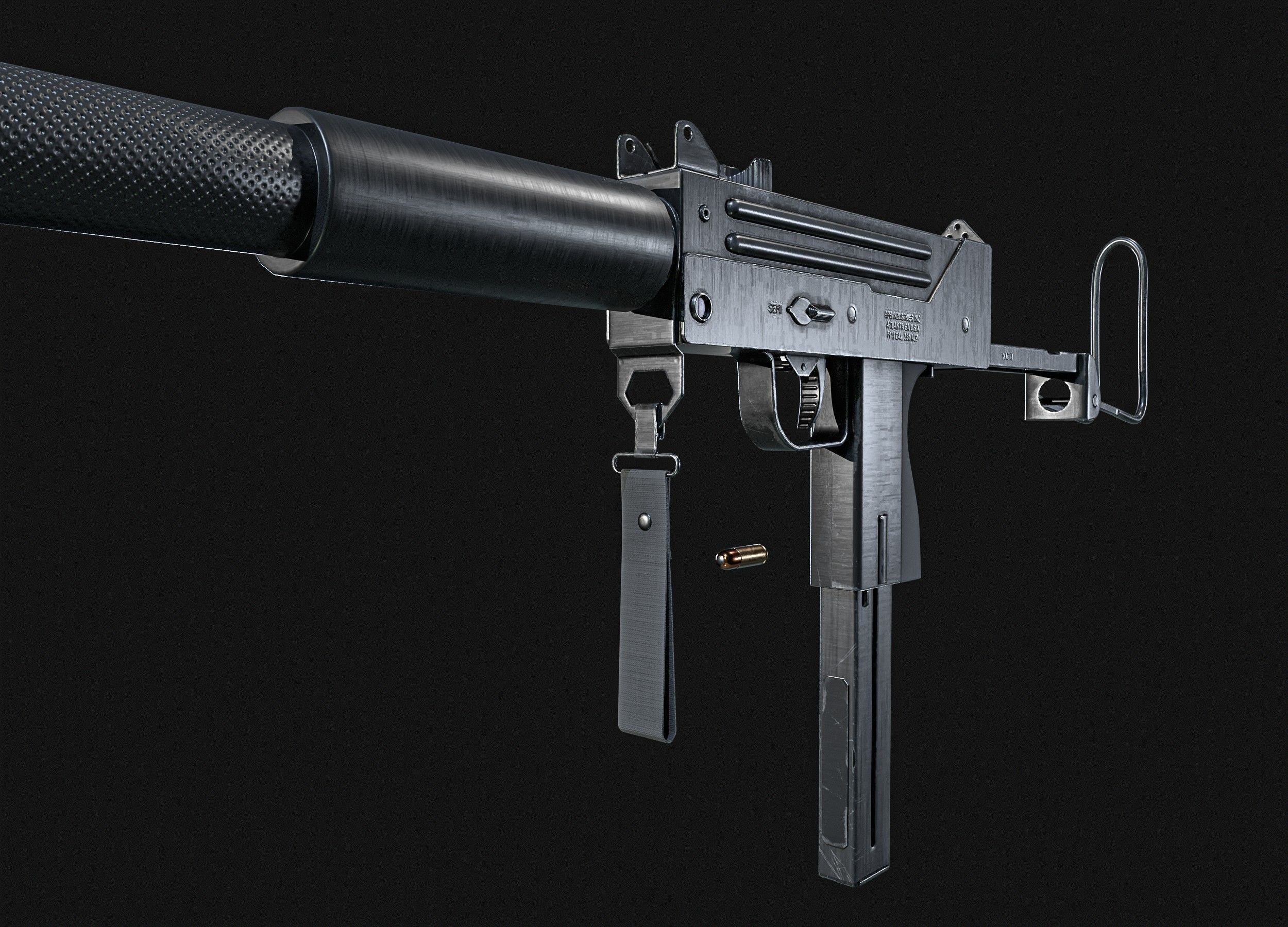3D model MAC 11 SMG PACK VR / AR / low-poly | CGTrader