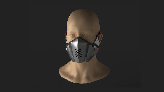 Masks Tech Metal Masks wearable futuristic masks 3D model | CGTrader
