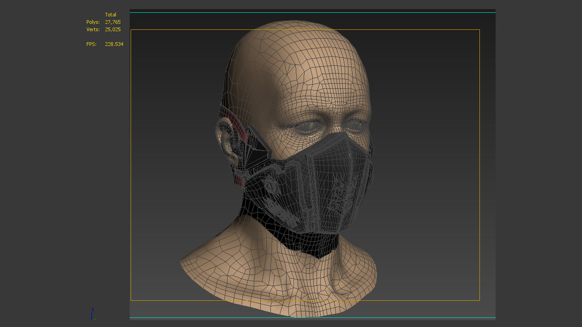 Masks Tech Metal Masks wearable futuristic masks 3D model | CGTrader