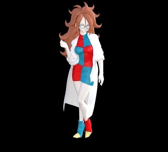 Androide 21 dragon ball 3D model 3D printable | CGTrader
