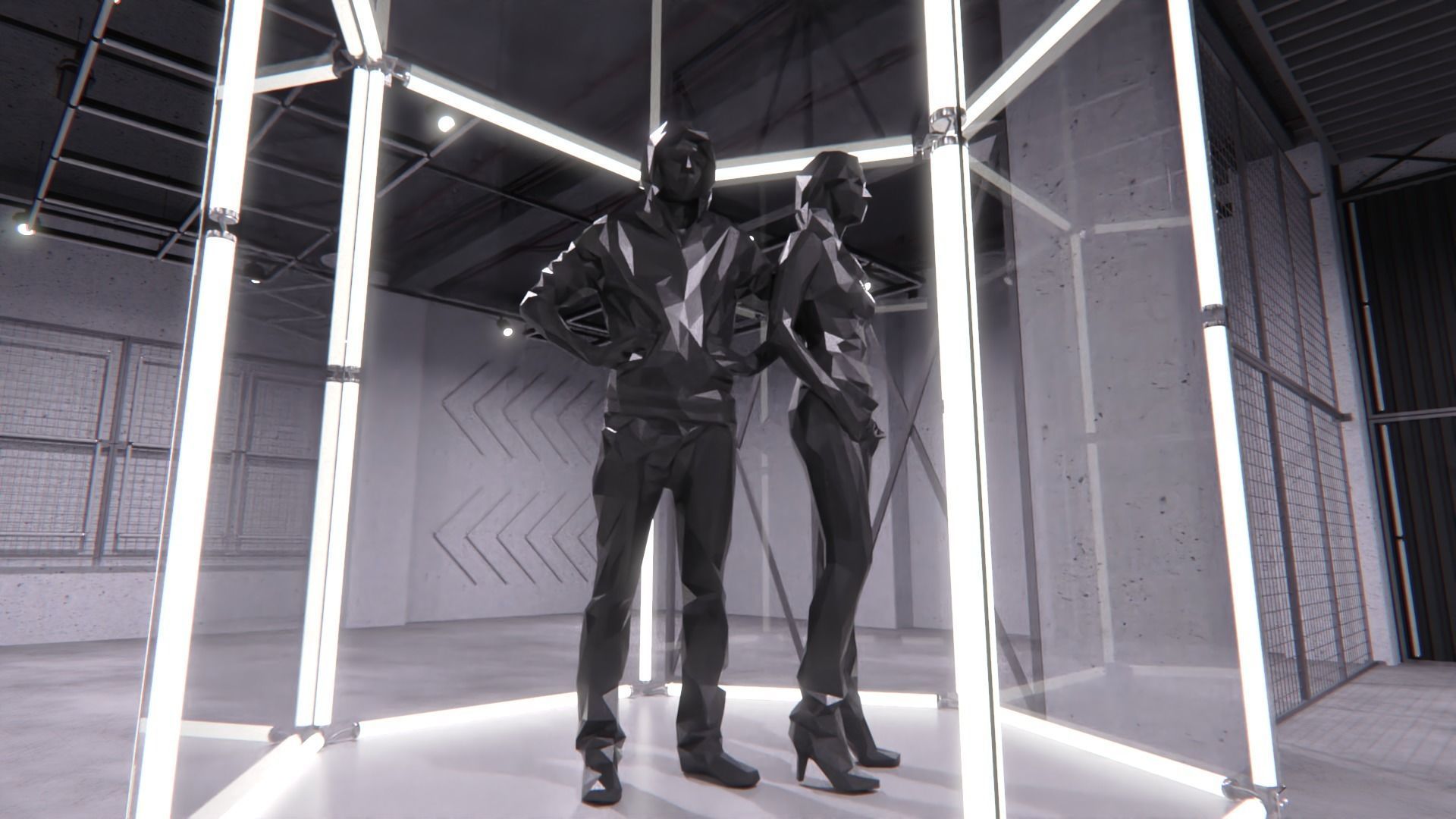 Transparent Booth Photo Opportunity 3 3D model | CGTrader