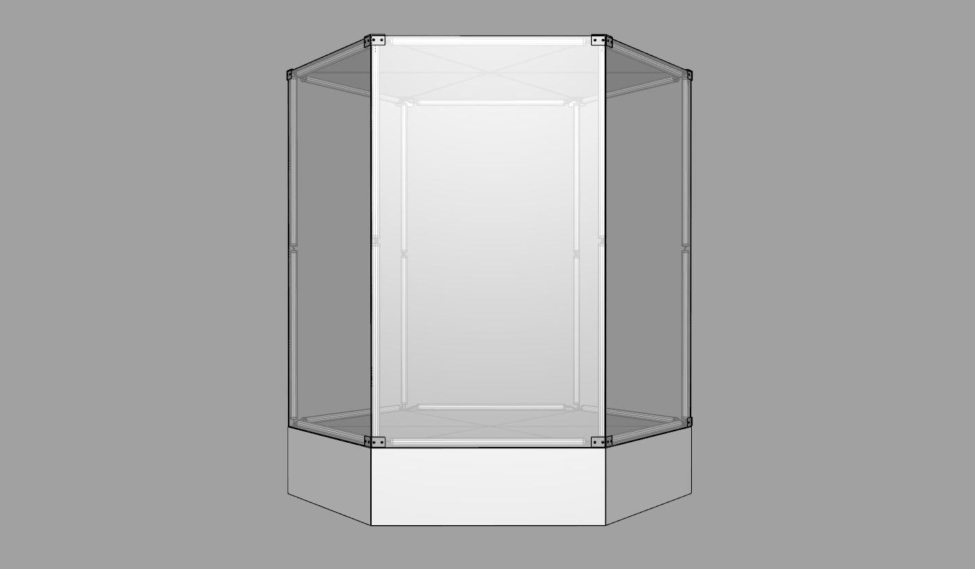 Transparent Booth Photo Opportunity 3 3D model | CGTrader