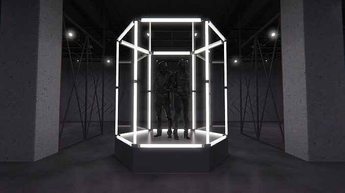 Transparent Booth Photo Opportunity 3 3D model | CGTrader