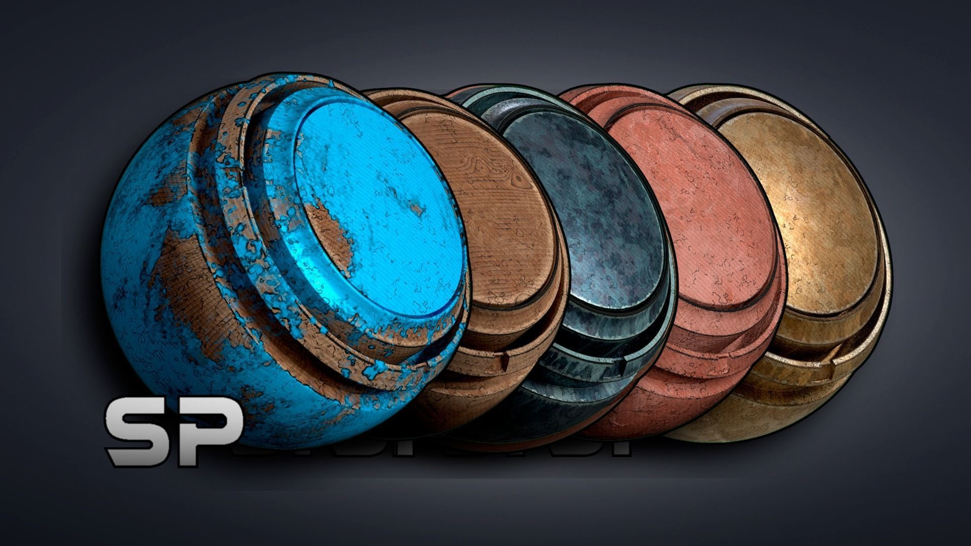 Substance Painter Cartoon Effect Materials Texture | CGTrader