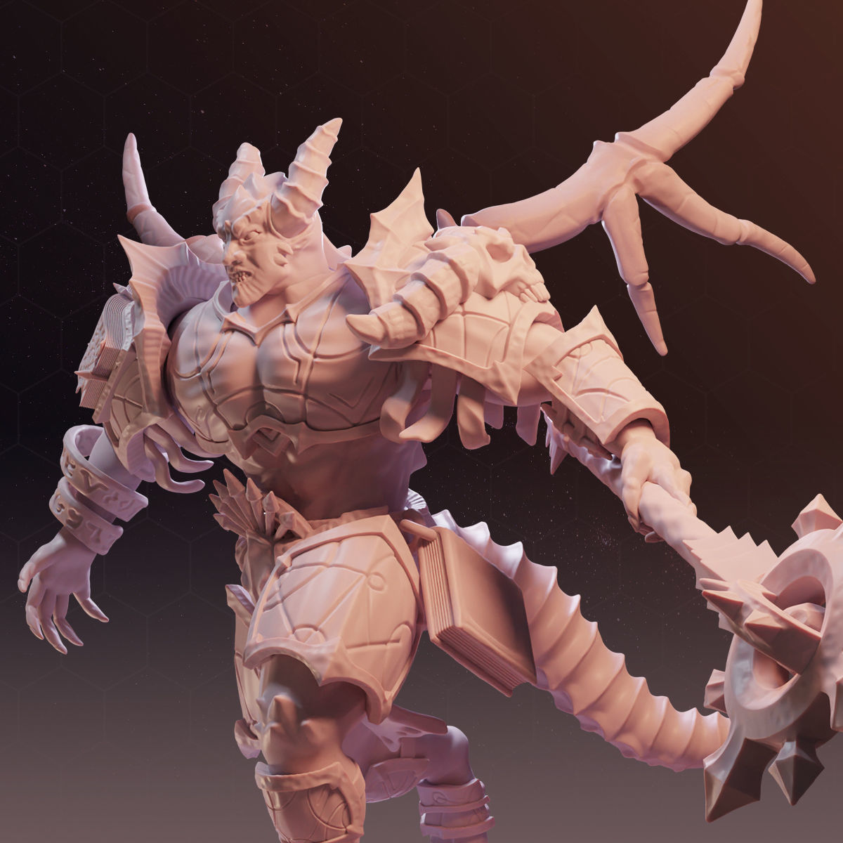 DEMONIC PRIMARCH OF WORDS - LORGAR - 3D Print 3D model 3D printable ...