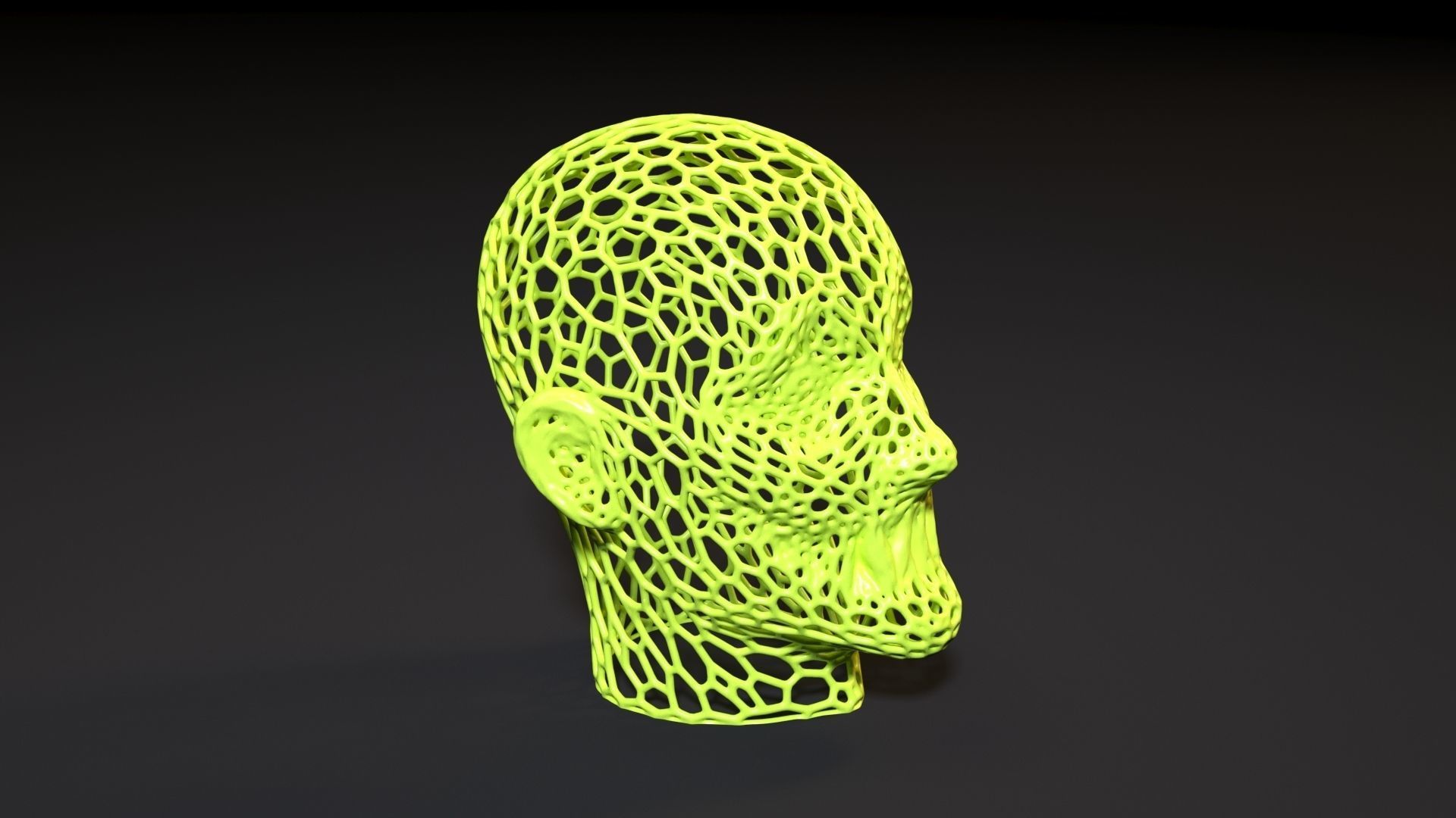 Zombie head 3D model 3D printable | CGTrader