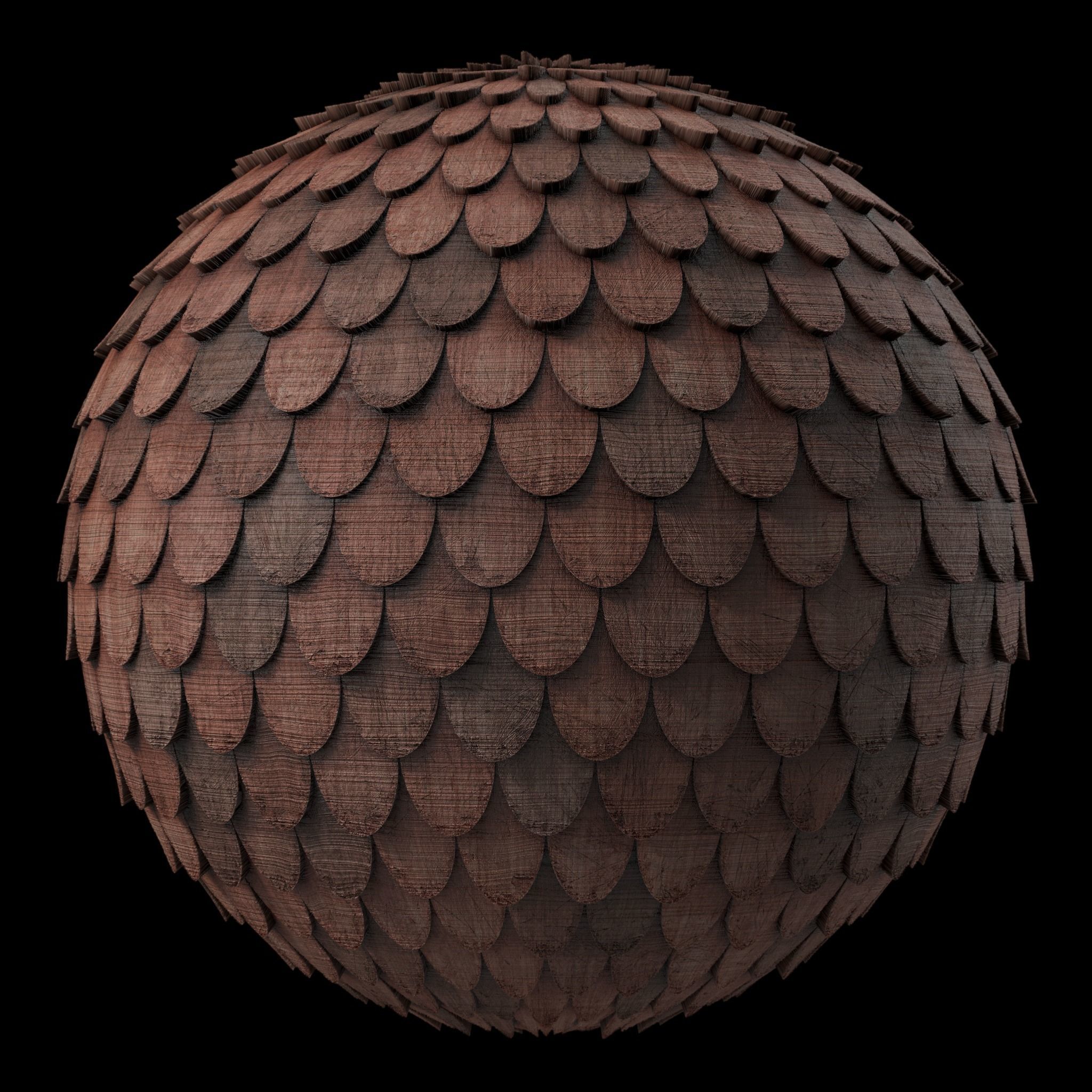 Texture Roof Tile Materials 89- Wooden Roofing By Sbsar Seamless Pbr VR ...