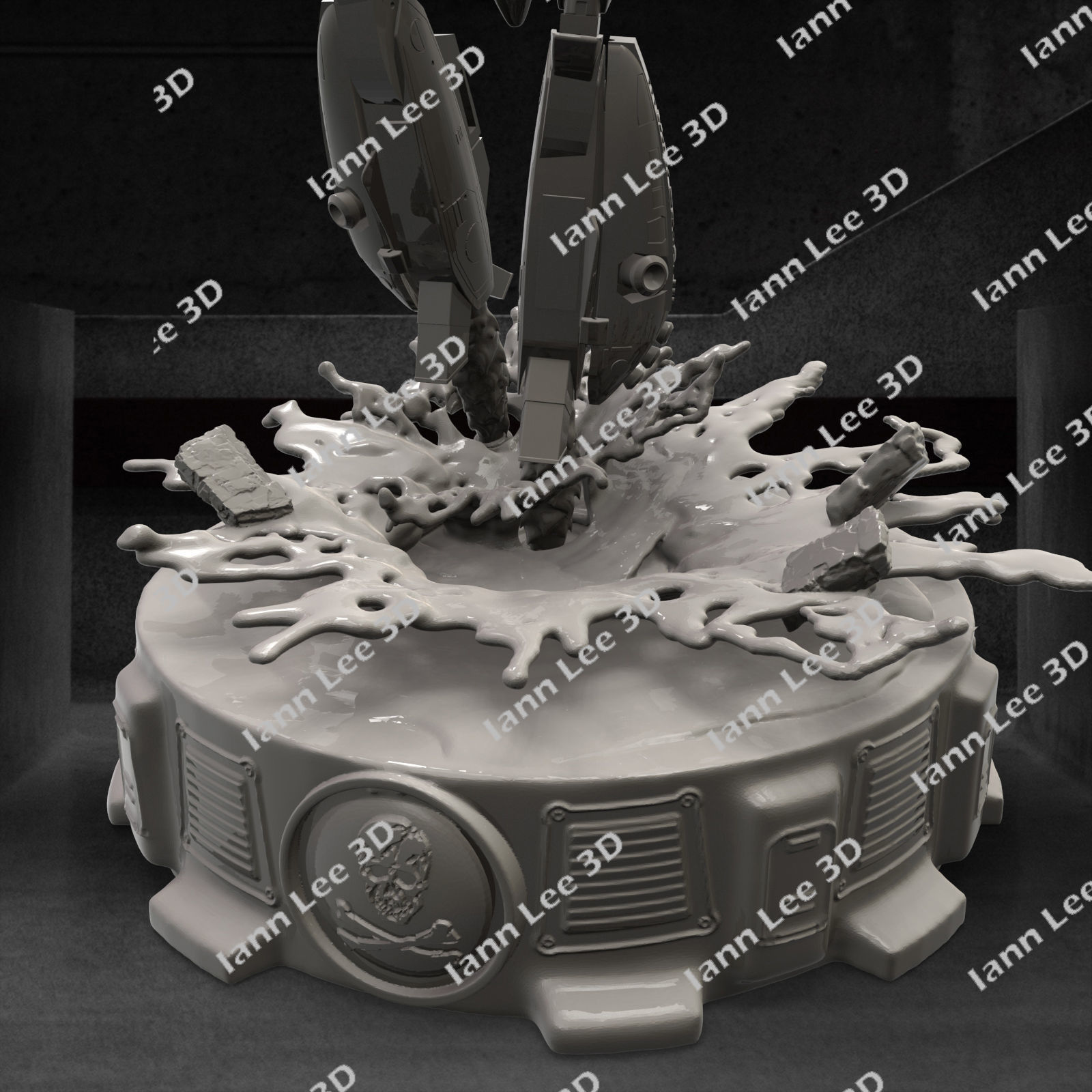 Robotech VF-1S Skull Leader serie anime 3D model 3D printable | CGTrader