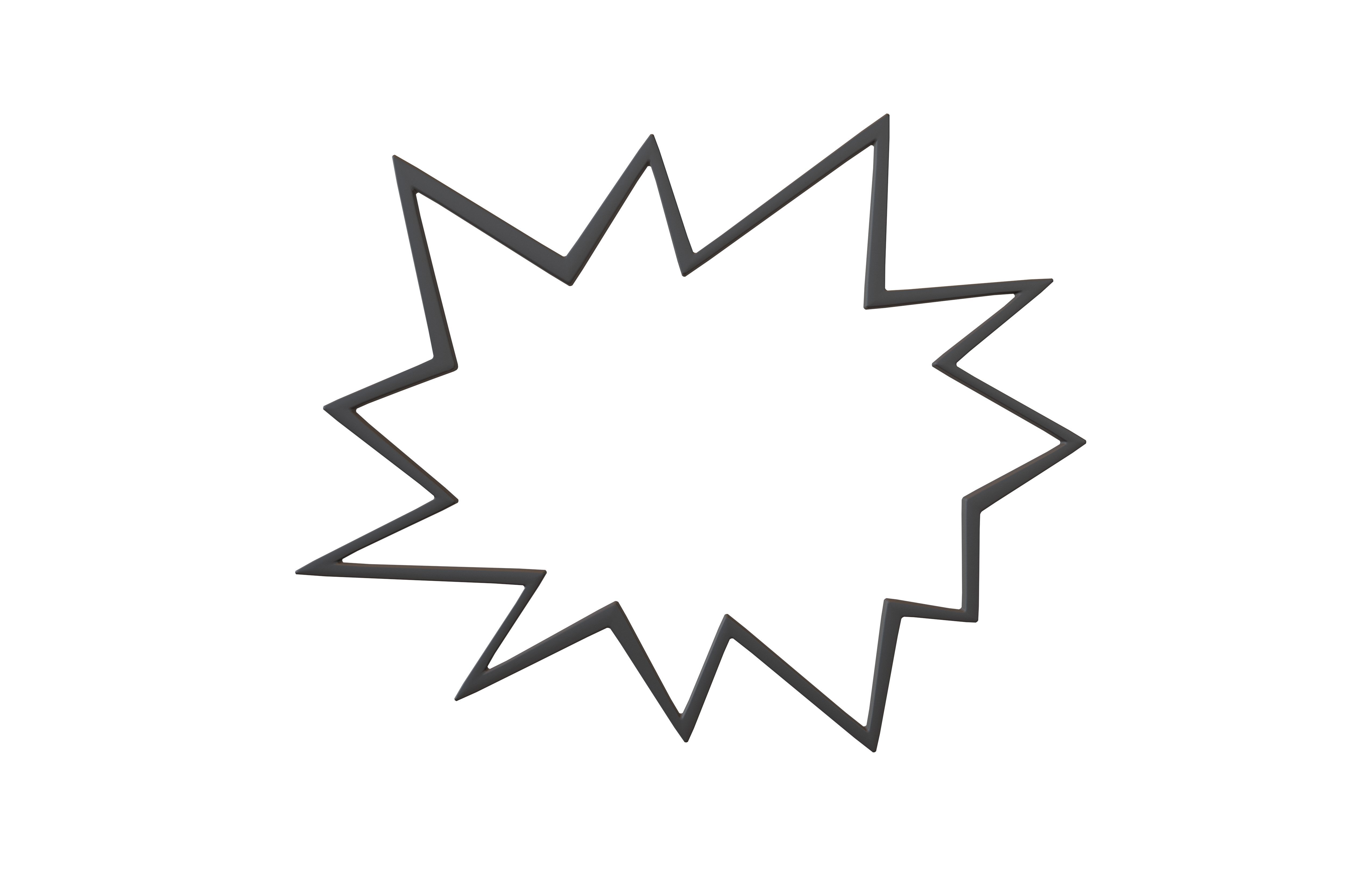 3D model Bursts Symbol V1 003 VR / AR / low-poly | CGTrader