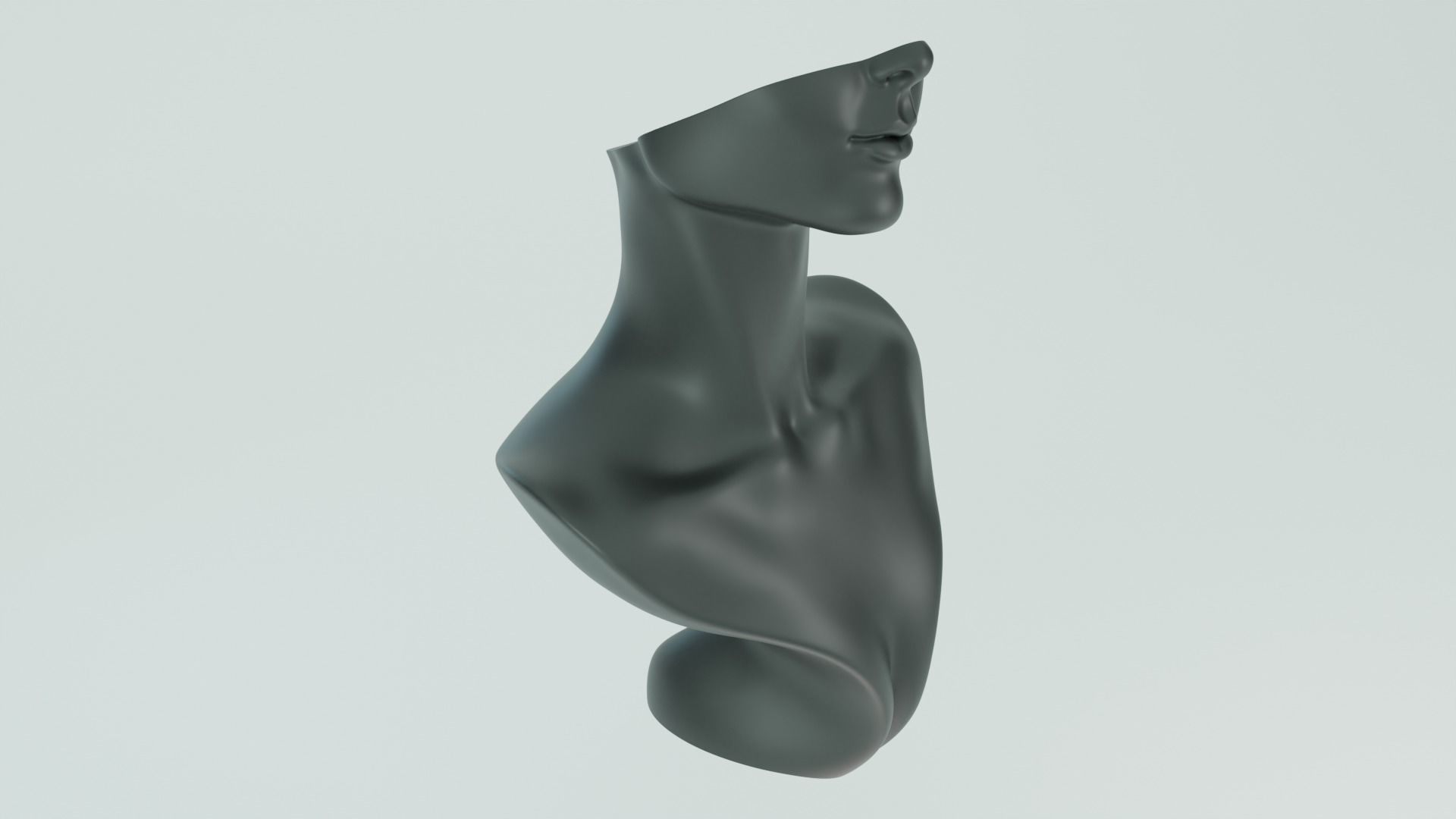 Jewelry Necklace Stand 3D model 3D printable | CGTrader