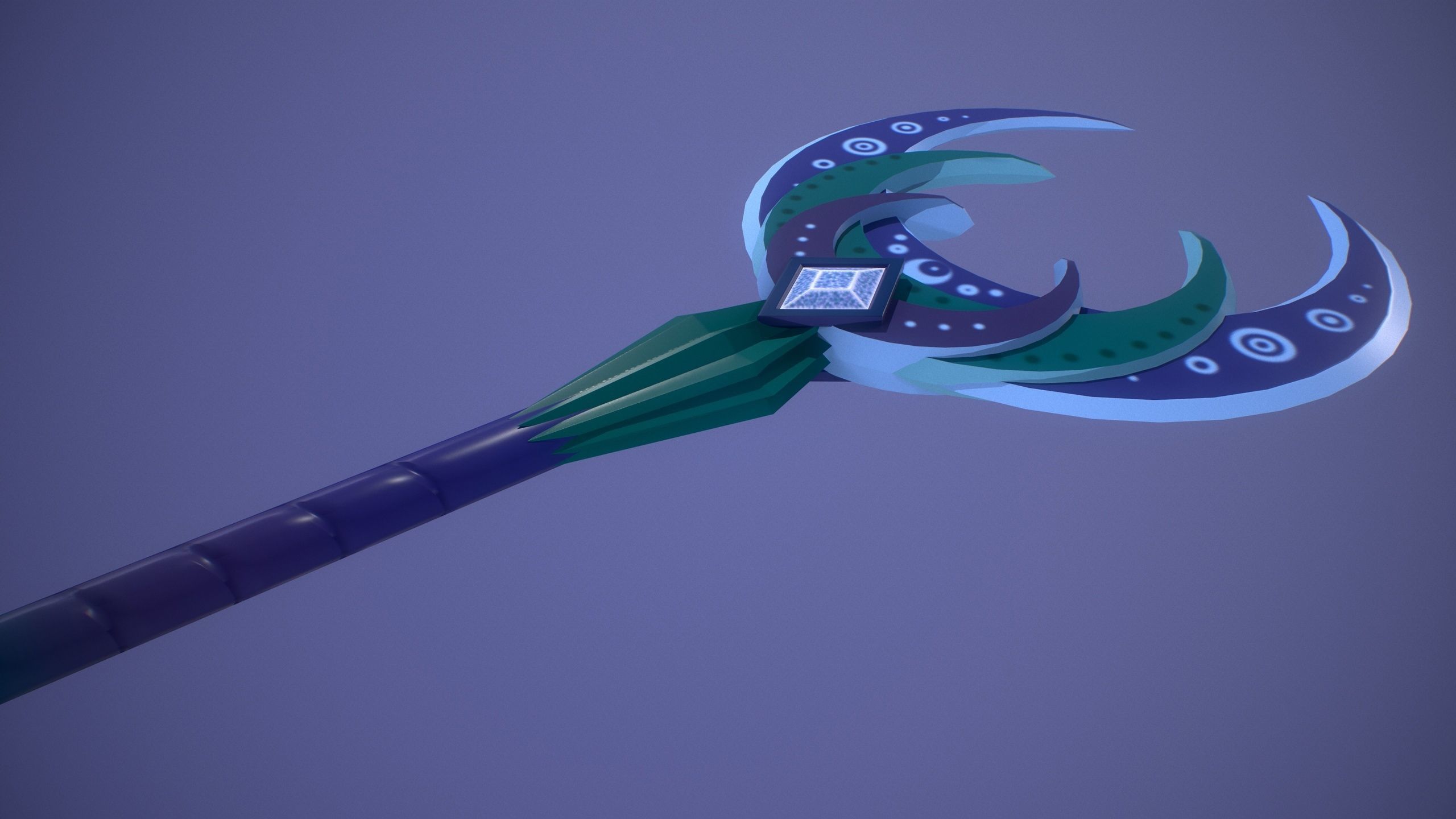 3D model moon great axe VR / AR / low-poly | CGTrader