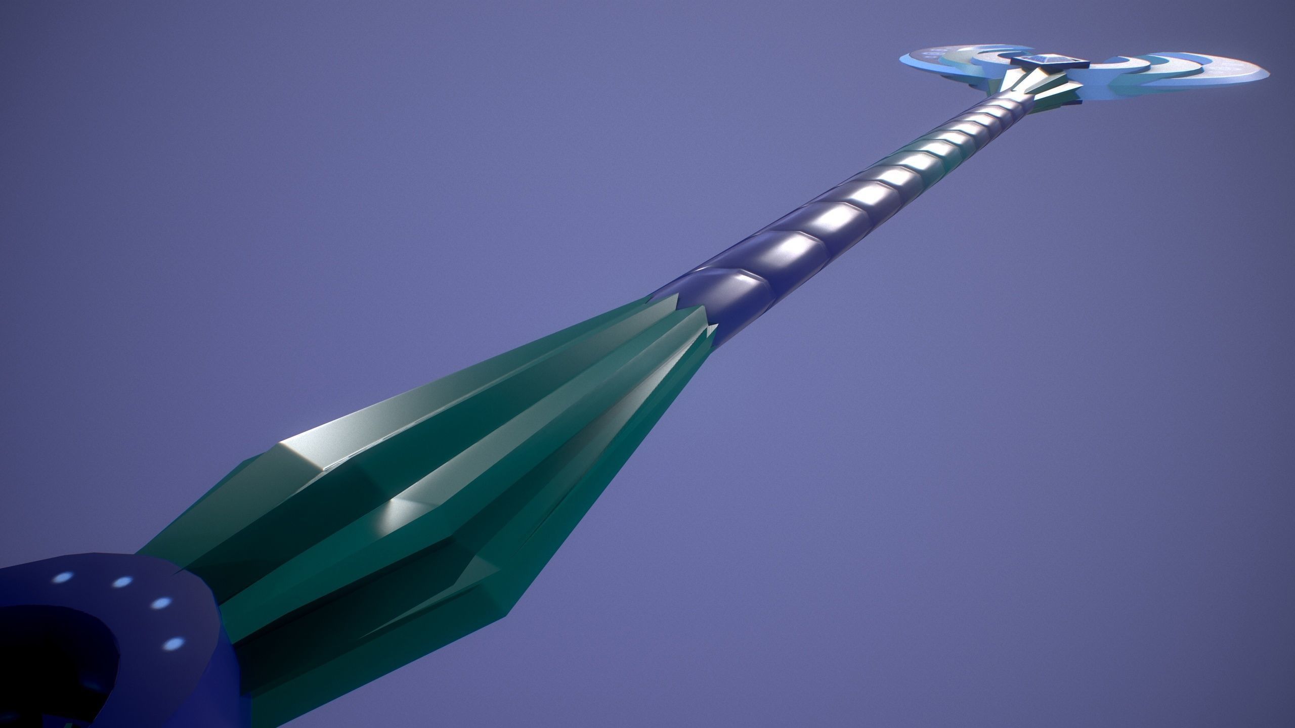 3D model moon great axe VR / AR / low-poly | CGTrader