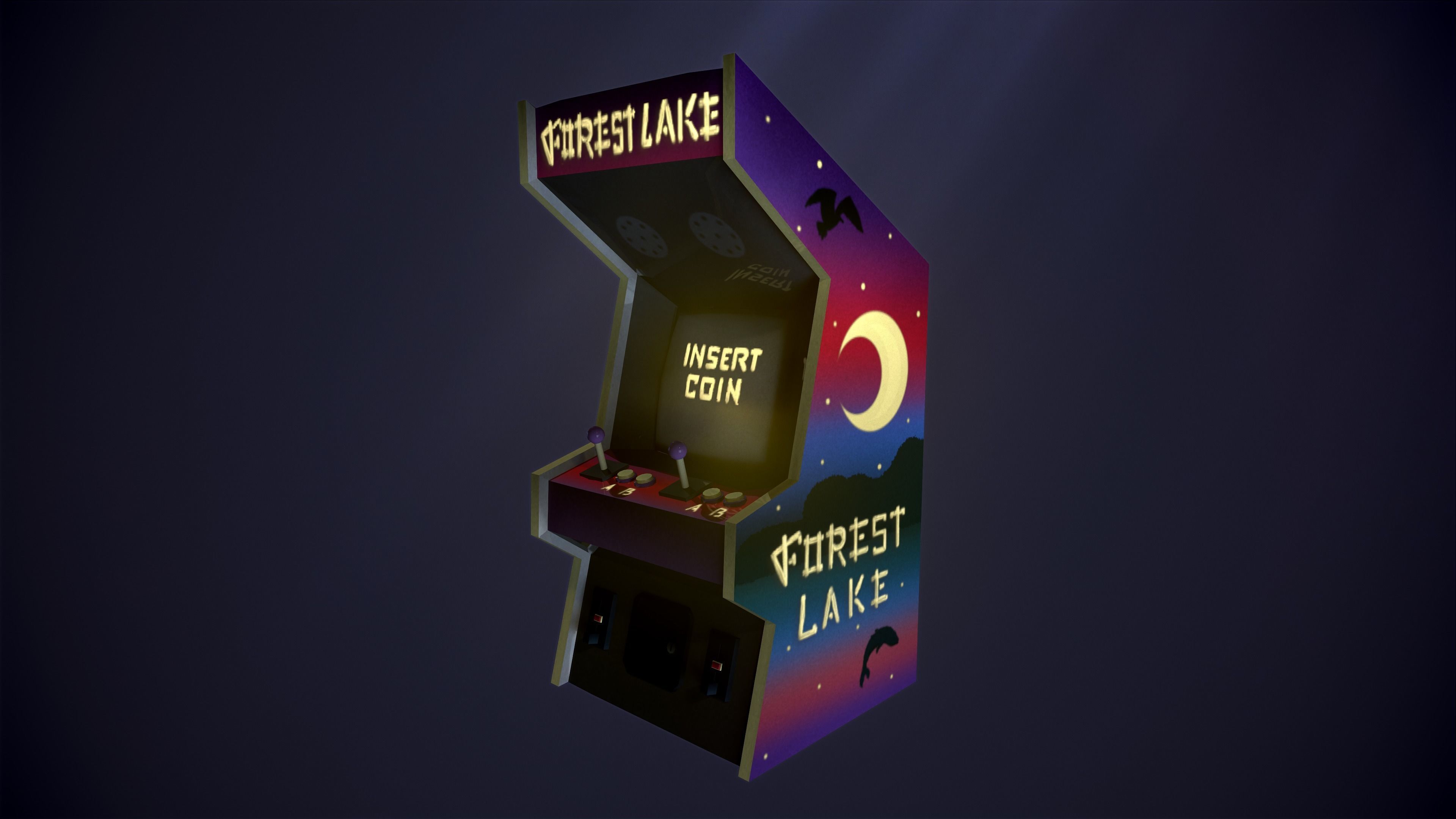 3D model arcade game VR / AR / low-poly | CGTrader