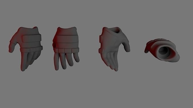 DC MCFARLANE THE BATMAN HAND 3D model 3D printable | CGTrader