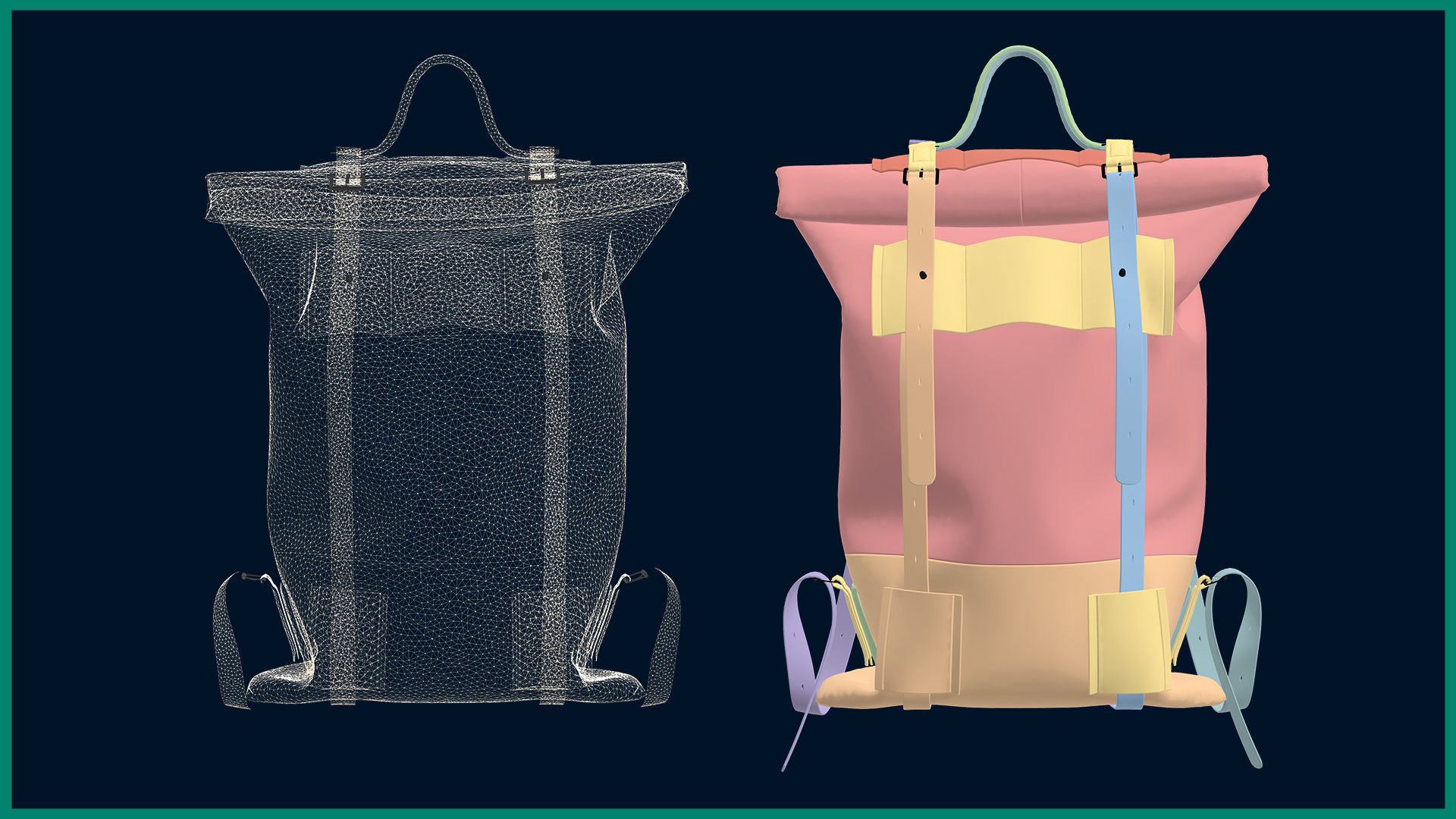 backpack with texture 3D model | CGTrader