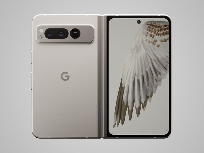 Google Pixel Fold 3D model animated rigged | CGTrader
