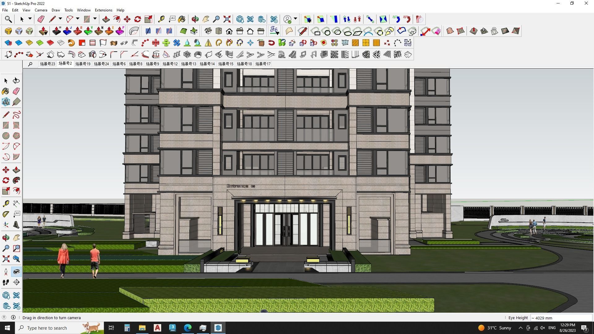 Residential construction 3d sketchup model 3D model | CGTrader