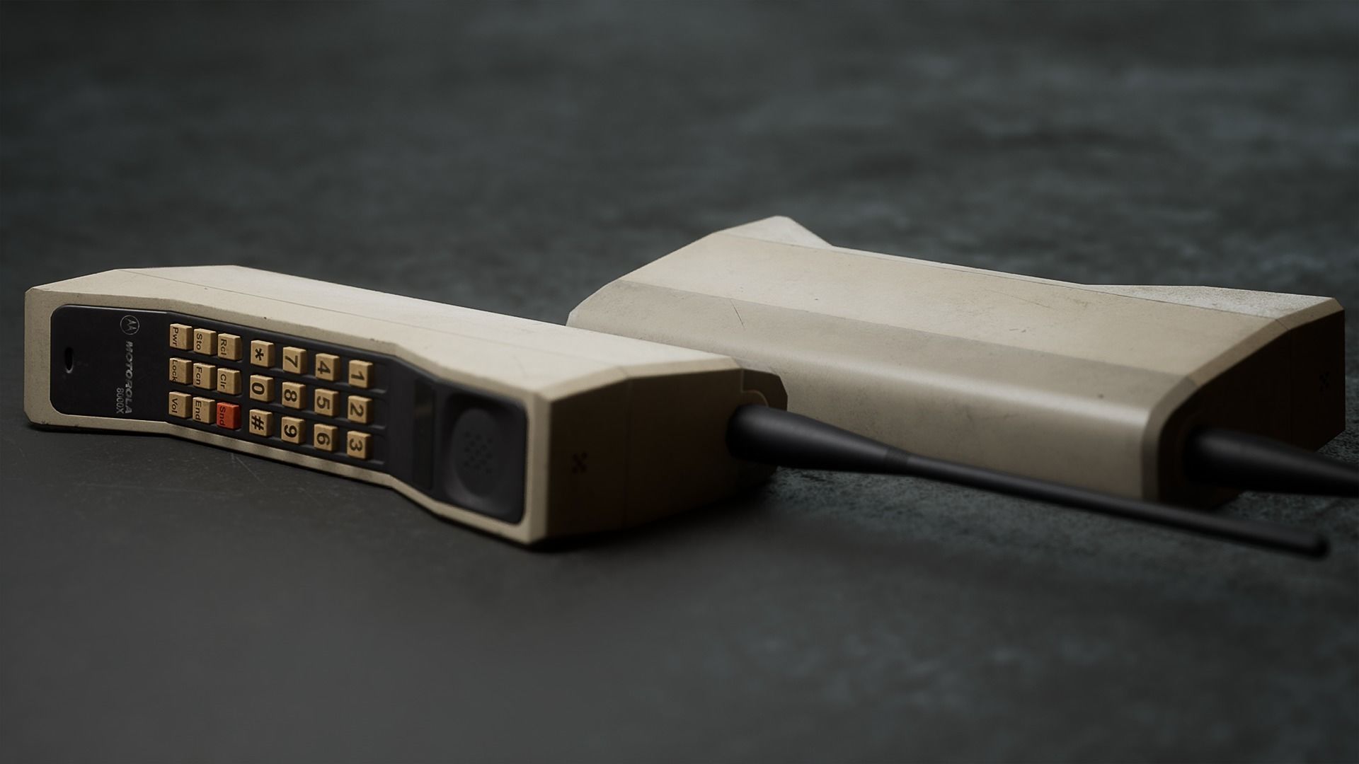 3D model Motorola DynaTAC 8000x Used VR / AR / low-poly | CGTrader