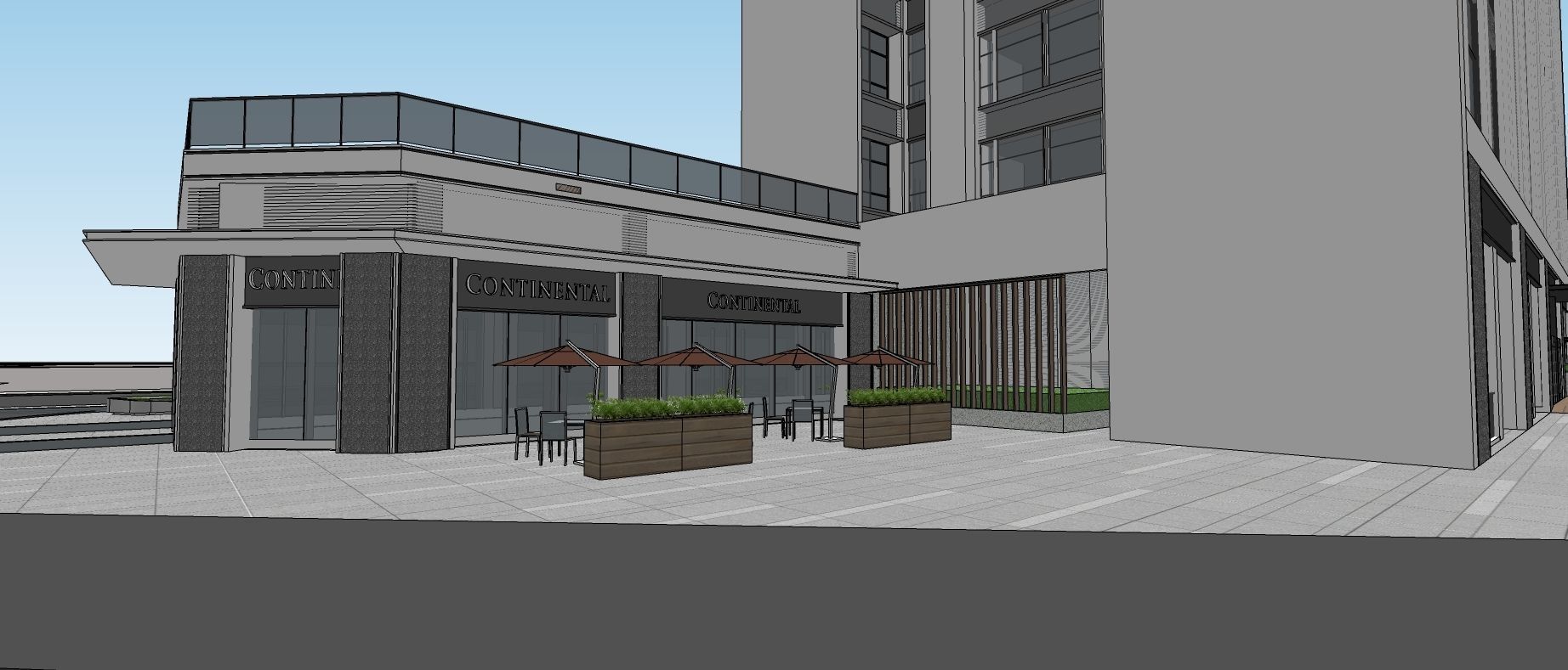 Commercial office building 3d model 3D model | CGTrader