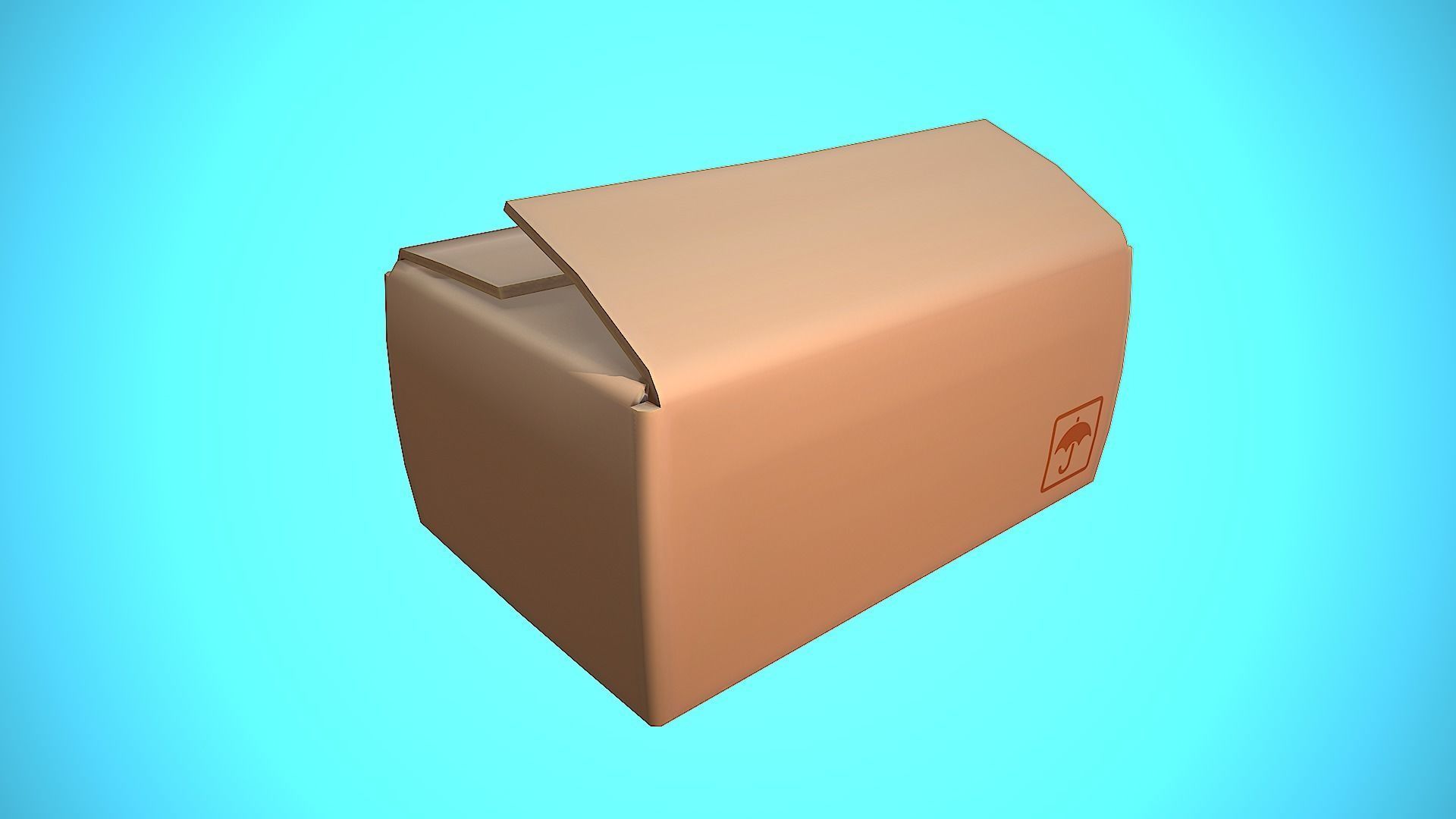 3D model BOX 03 CARTOON STYLIZED VR / AR / low-poly | CGTrader