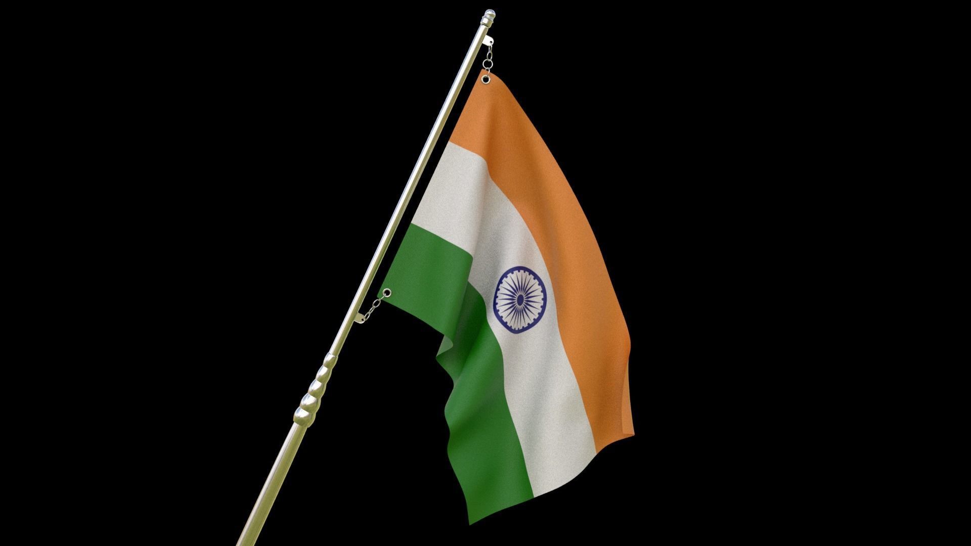 India Flags Collection 3D model animated | CGTrader