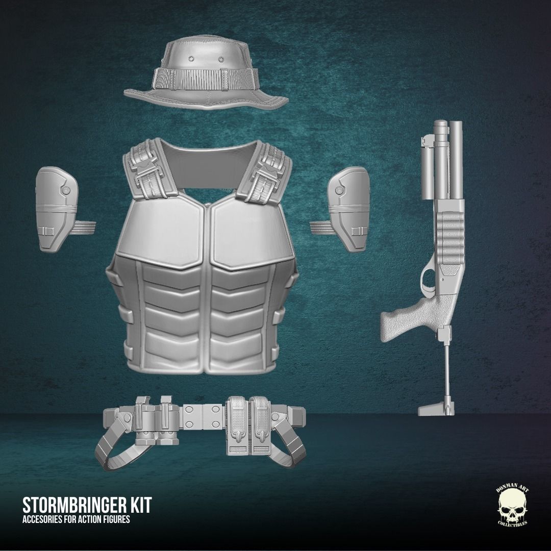 Stormbringer Kit 3D printable files for Action Figures 3D model 3D ...