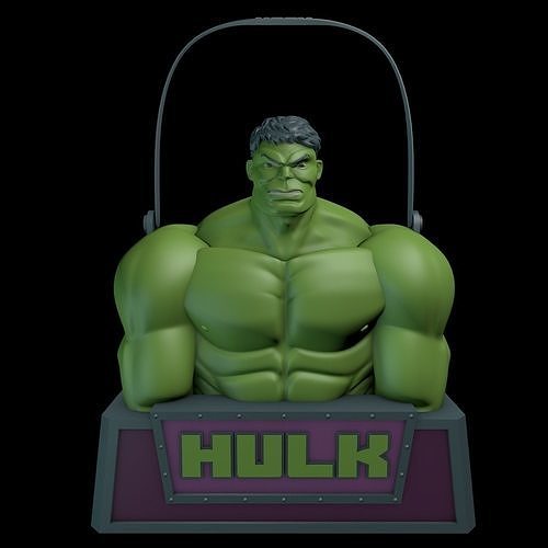 Popcorn Hulk Marvel 3D model | CGTrader
