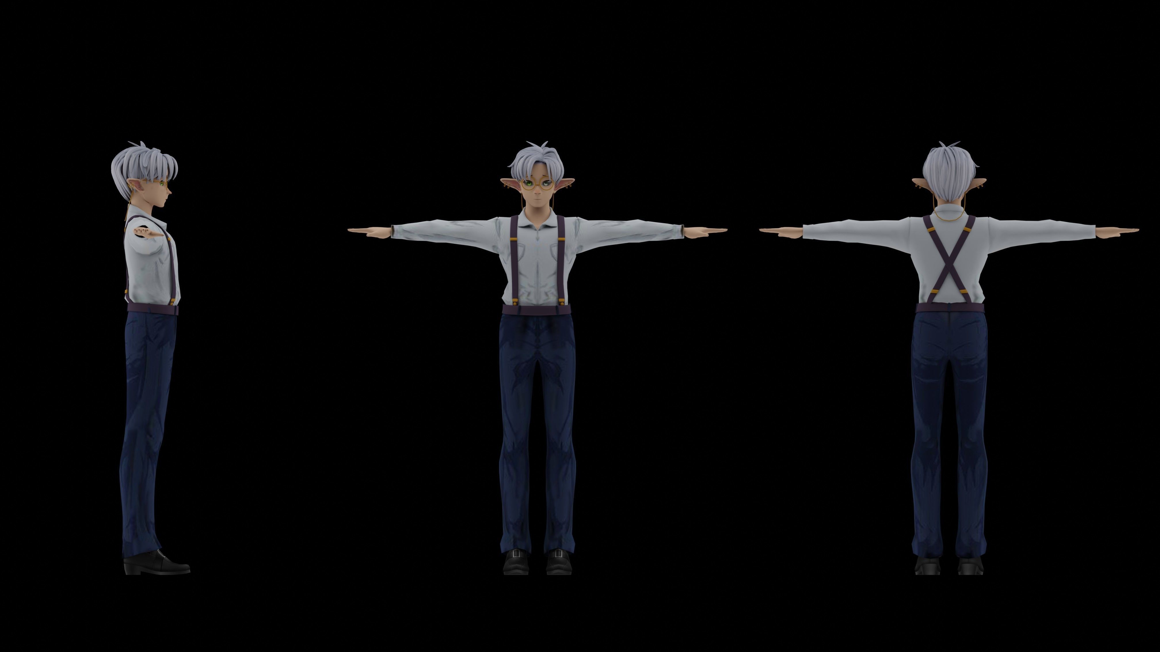 OLD MAN VRCHAT AVATAR 3D model rigged | CGTrader