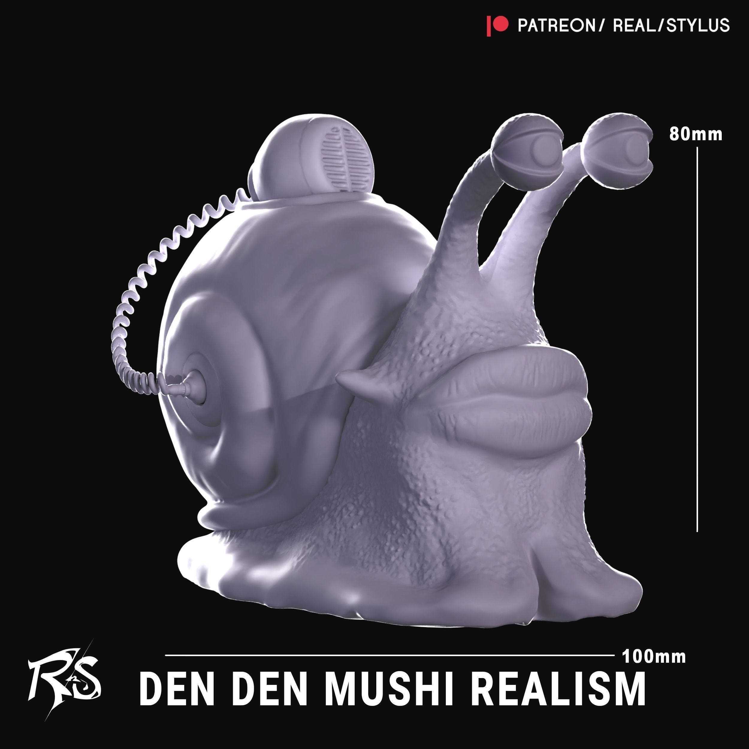 Den Den Mushi - 3D Print - One Piece free 3D model 3D printable | CGTrader