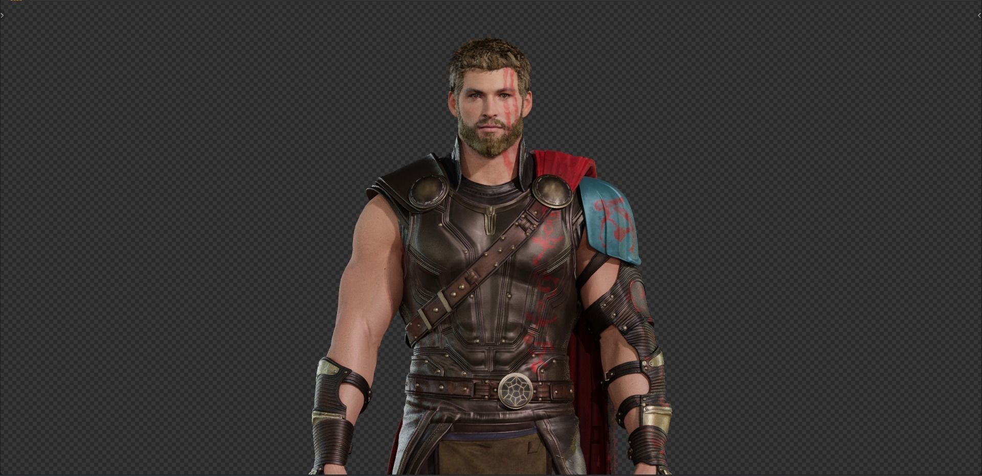 Thor Odinson from Thor Ragnarok -Thor 3- 3D model animated rigged ...