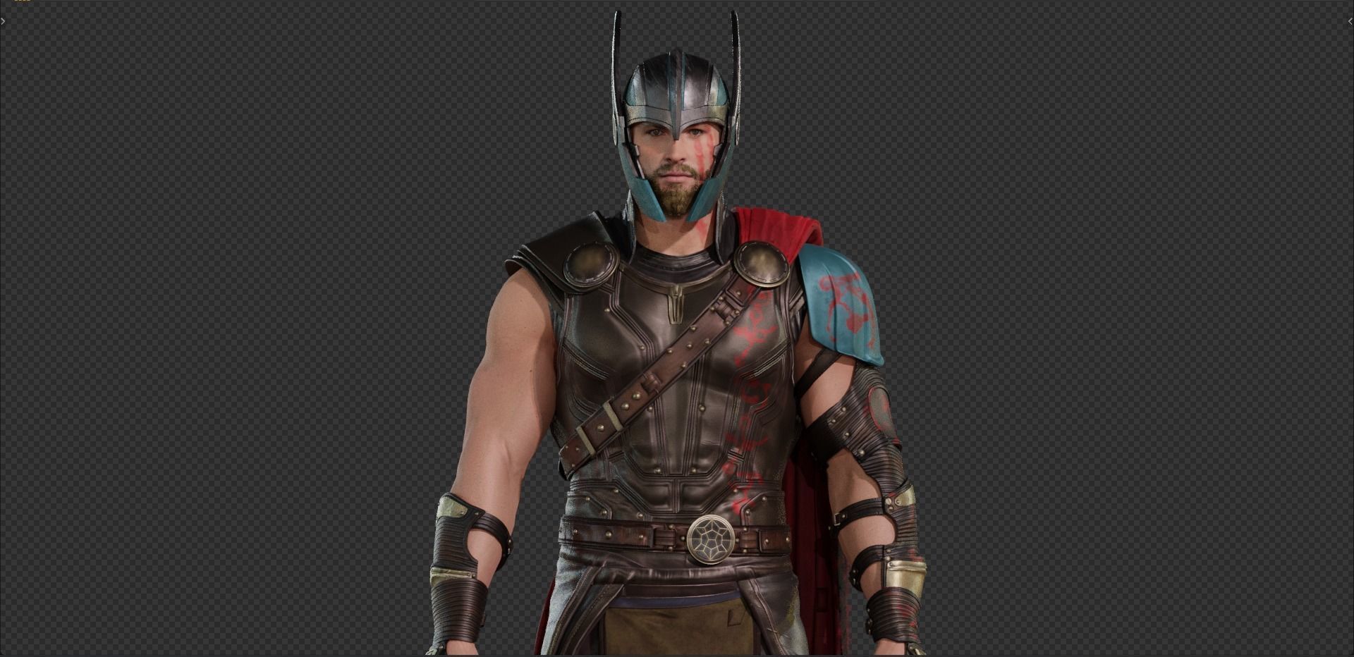 Thor Odinson from Thor Ragnarok -Thor 3- 3D model animated rigged ...