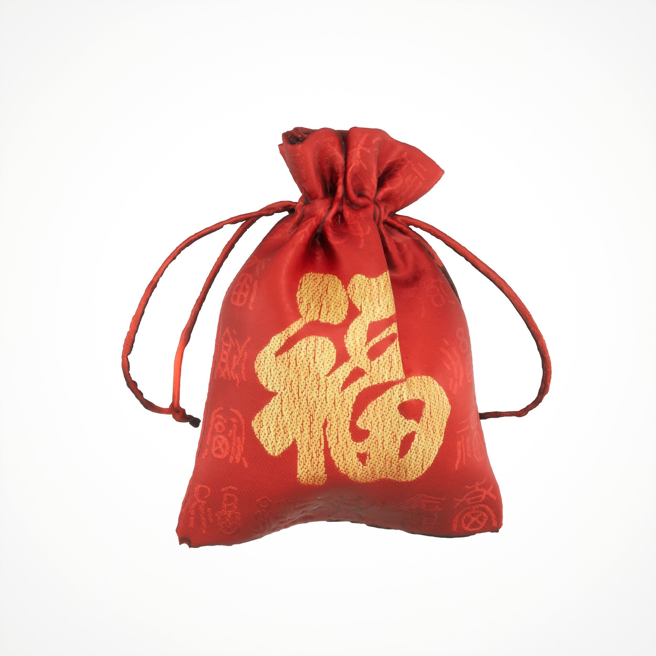Traditional Lucky Pocket 3D model | CGTrader