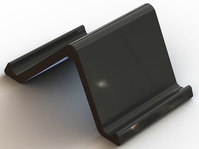 Plastic Stand Holder for Ipad 3D model 3D printable | CGTrader