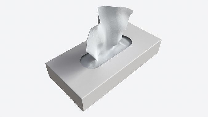 Tissue Box Rectangular Mockup 3D model | CGTrader