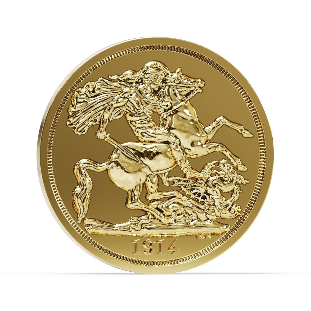 Sovereign Coin high resolution 3D model 3D model 3D printable | CGTrader