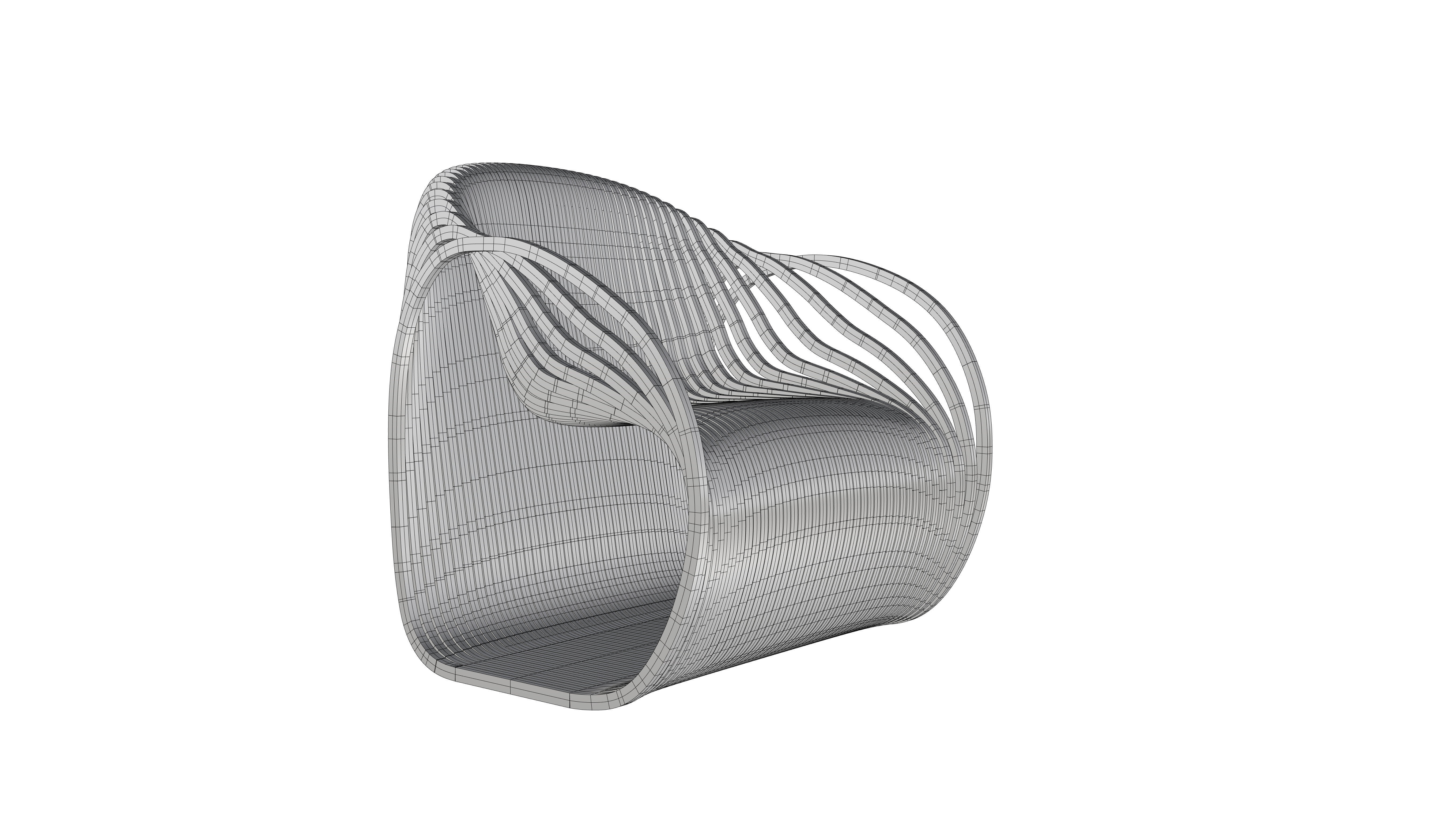 3D model piegatto soave chair VR / AR / low-poly | CGTrader