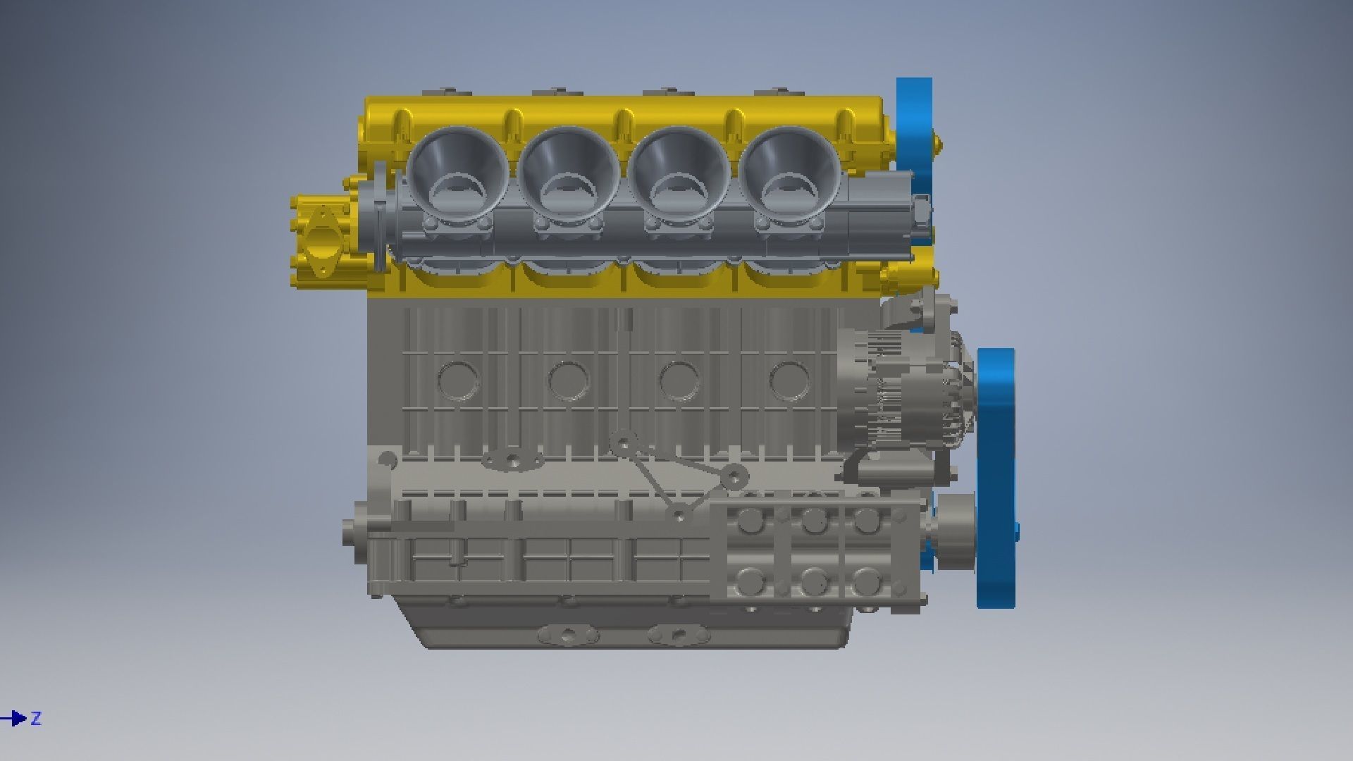 4 Cylinder Engine 3D model 3D model | CGTrader
