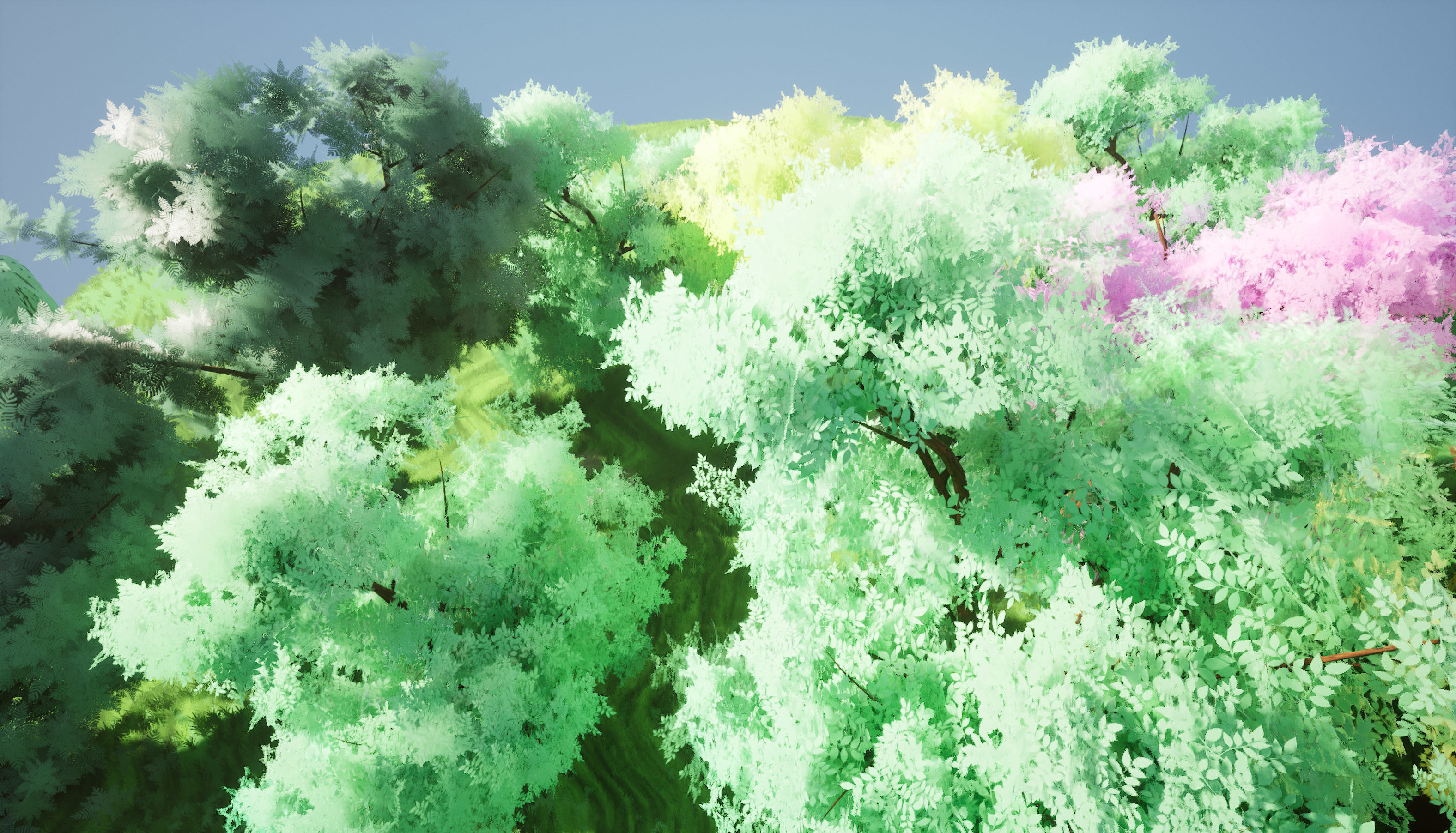 3D model Stylized Meadow 3D Scene with trees VR / AR / low-poly | CGTrader