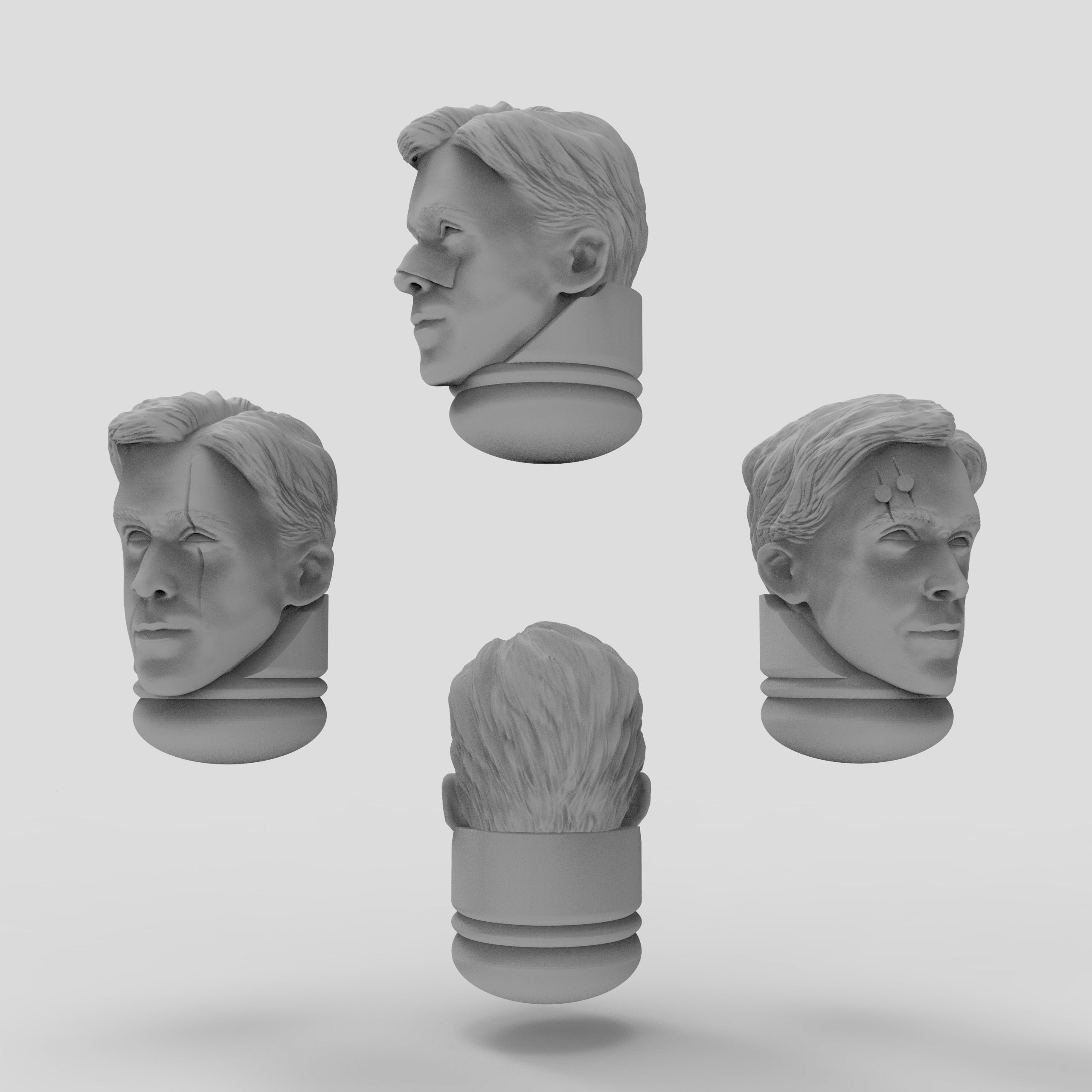 Gosling Marine Head free 3D model 3D printable | CGTrader